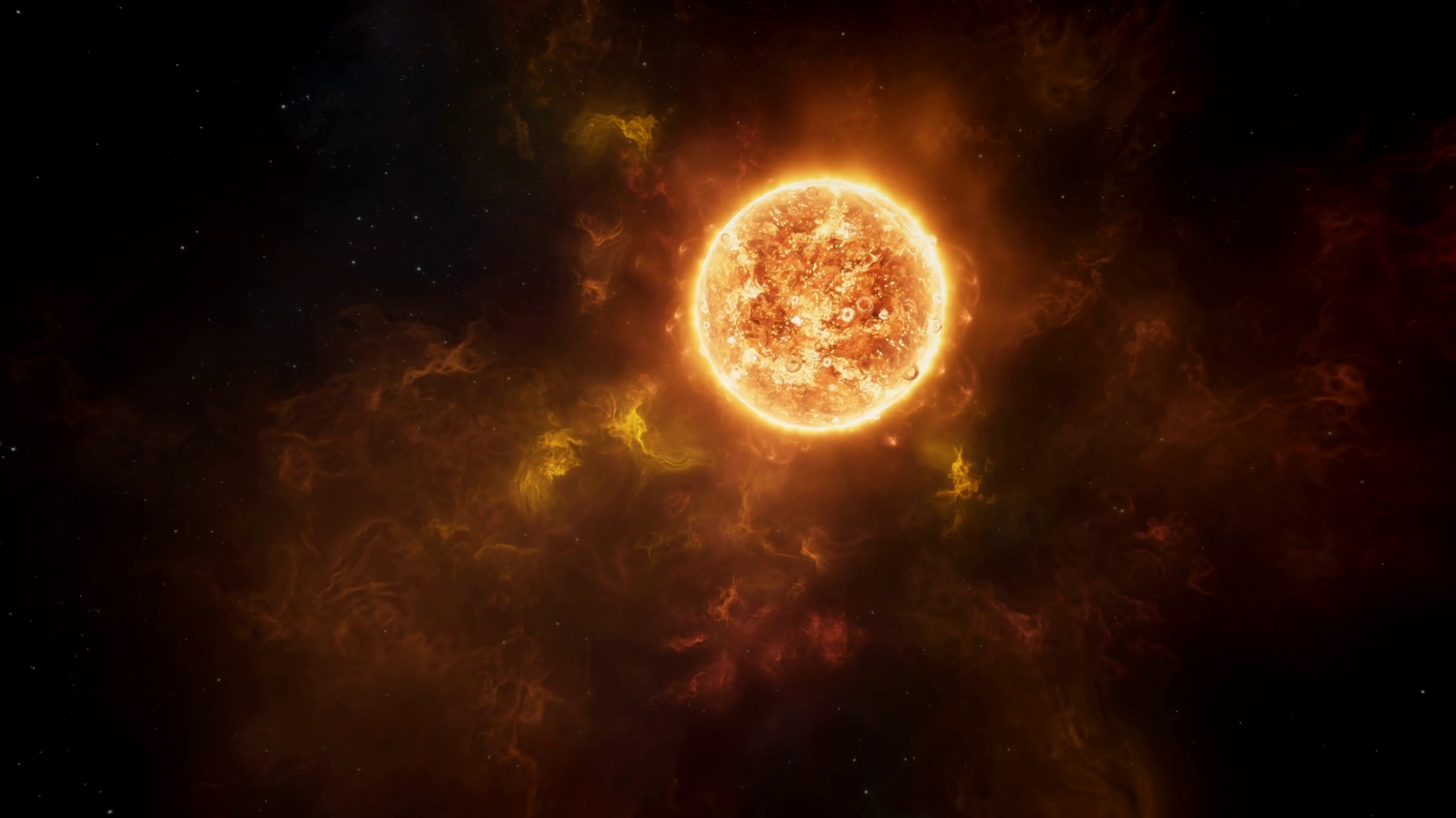 Solar System's Star: 3d Animation Of Sun's Stock Motion Graphics SBV ...