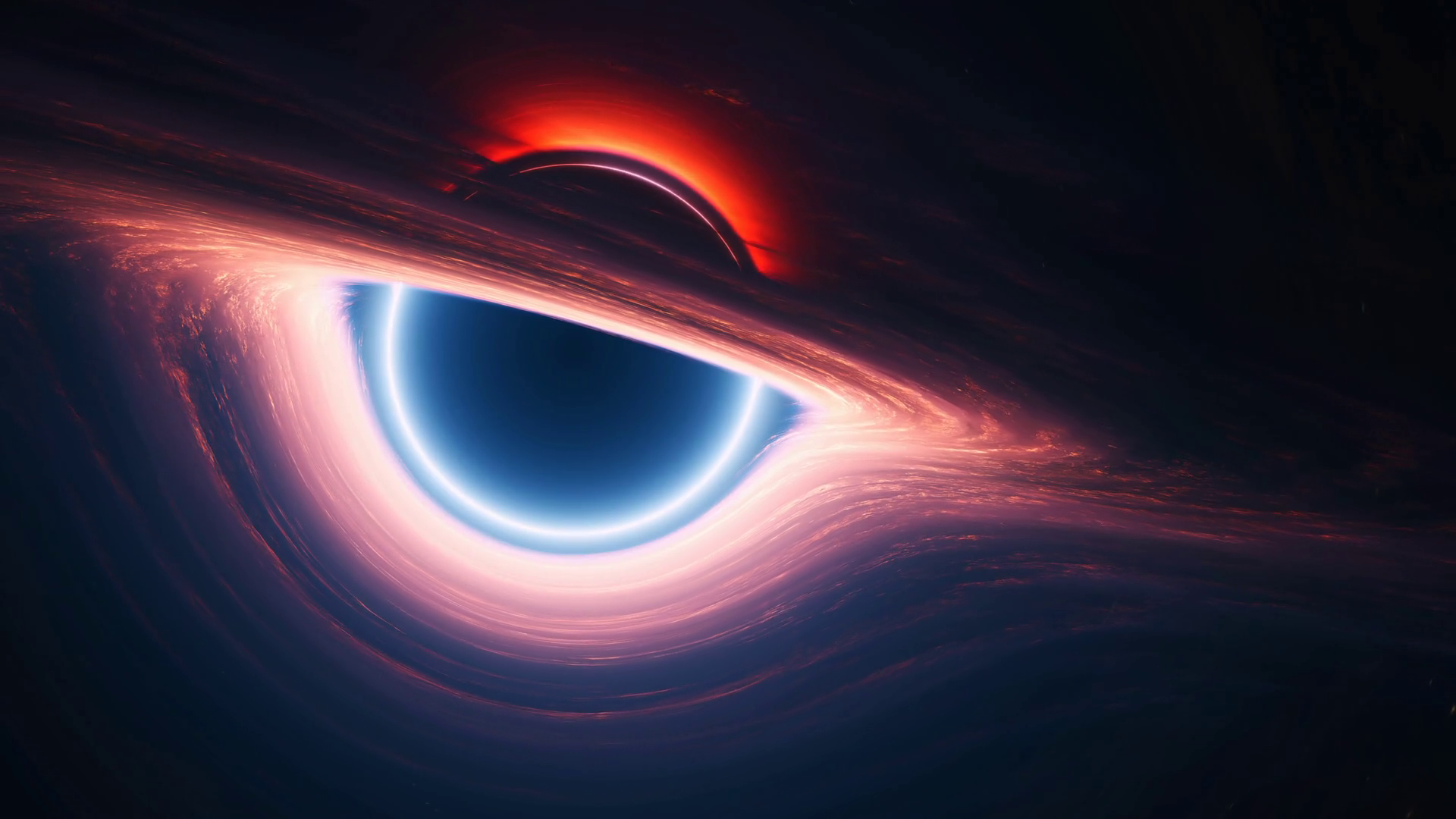 Interstellar Black Hole In Outer Cosmos Stock Footage SBV-347791690 ...