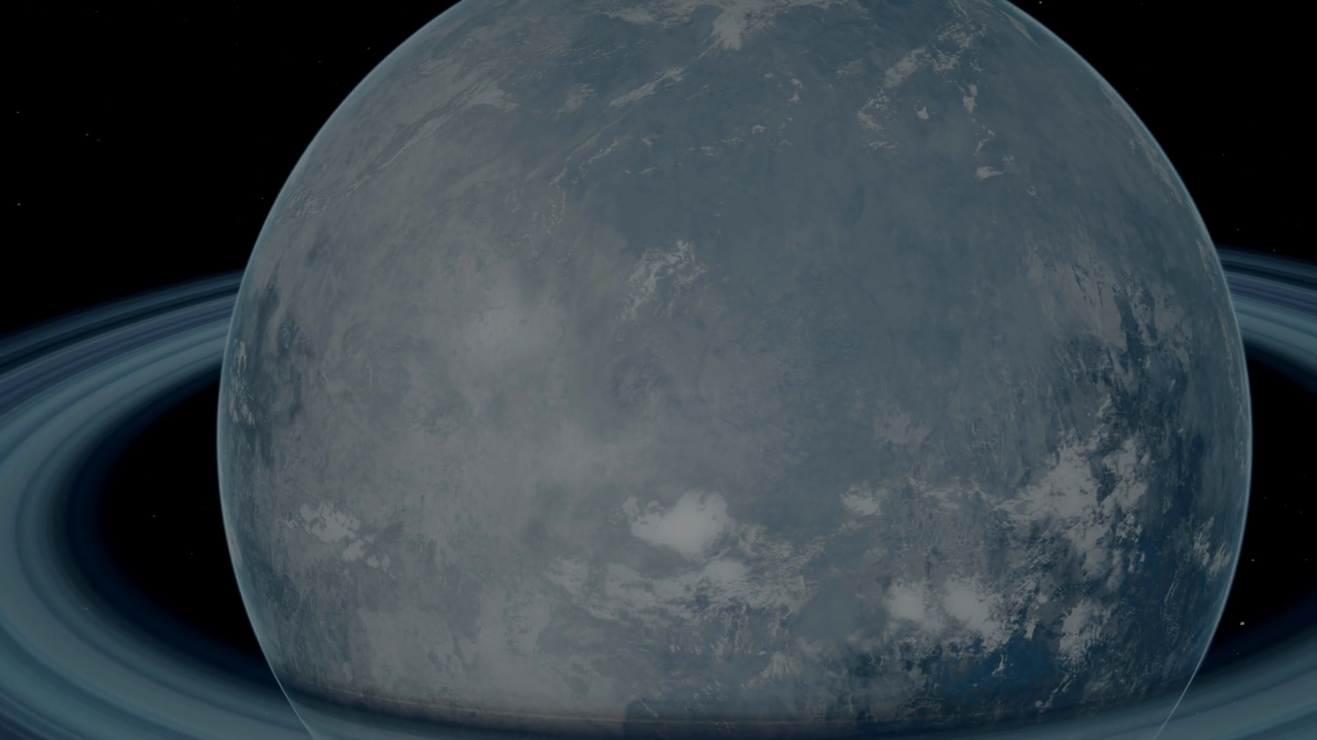 Blue Barren Hycean Ice Planet With Frozen Stock Footage SBV-348644931 ...