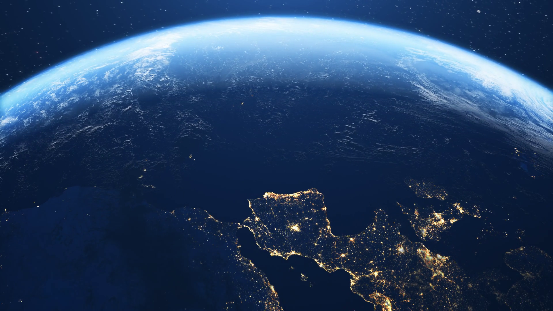Seeing European Continent From Space Stock Motion Graphics SBV ...
