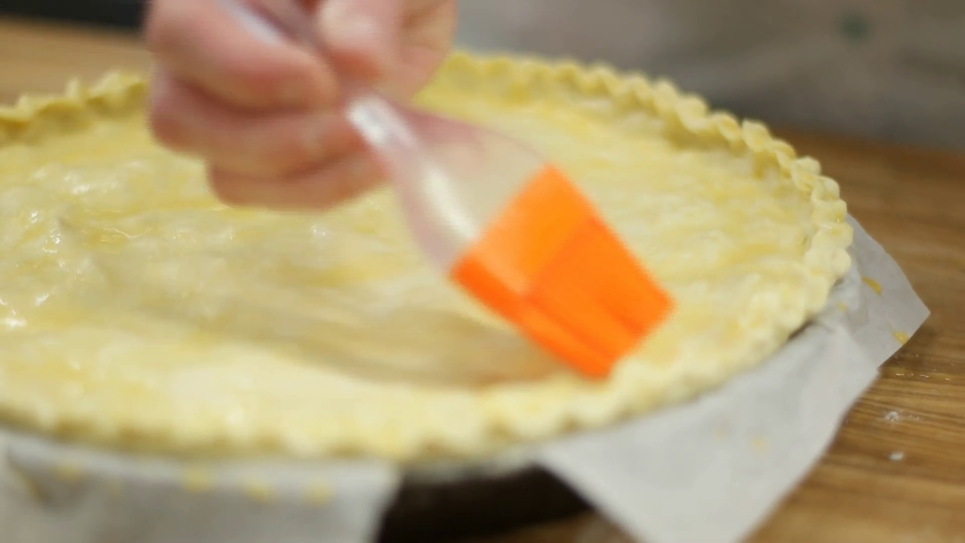 Greasing With Oil Pan Media Closeup Shot Stock Footage SBV-351751052 ...