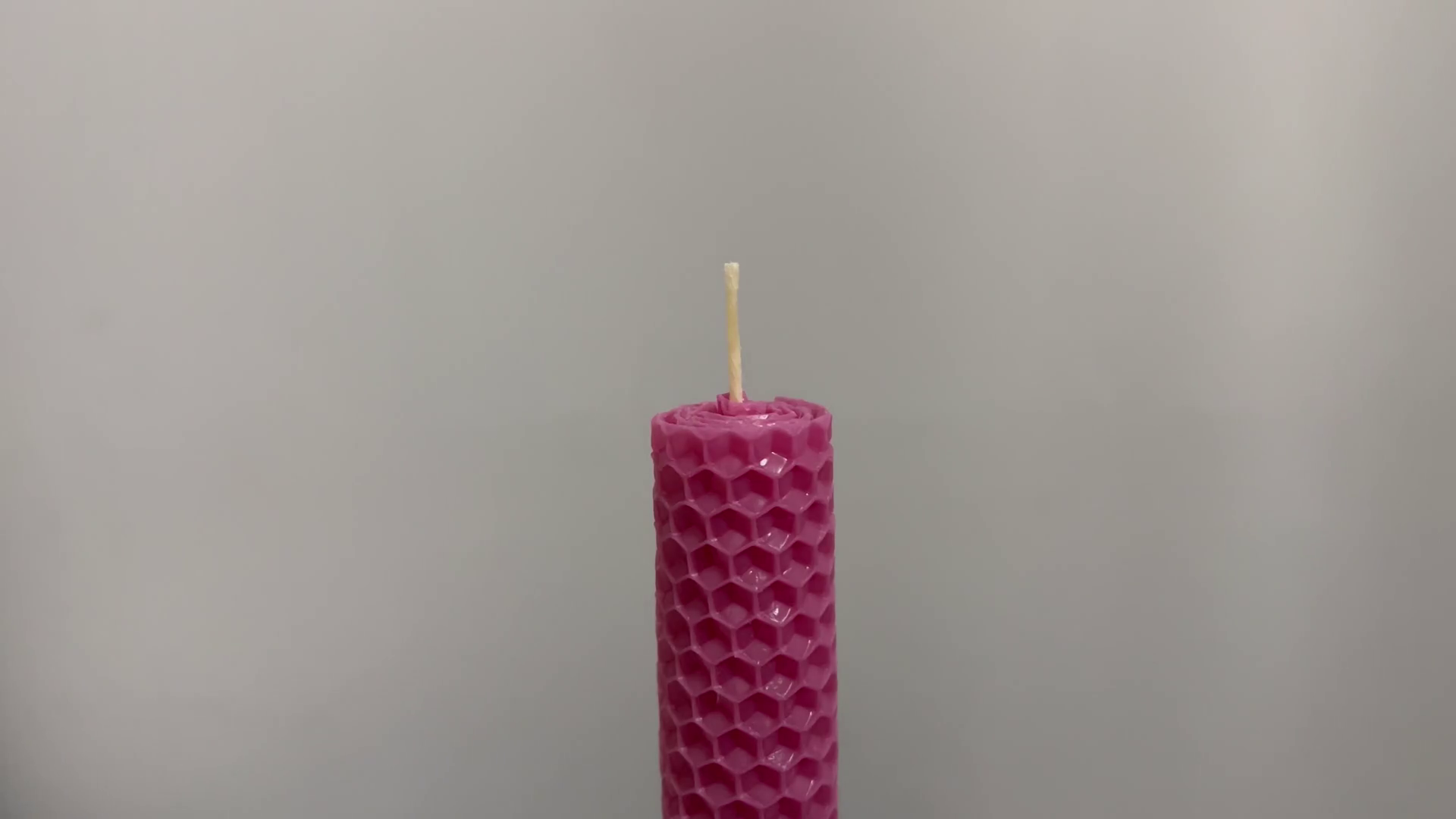 Single Pink Candle Burning Shot Isolated On Stock Footage SBV-351749016 ...