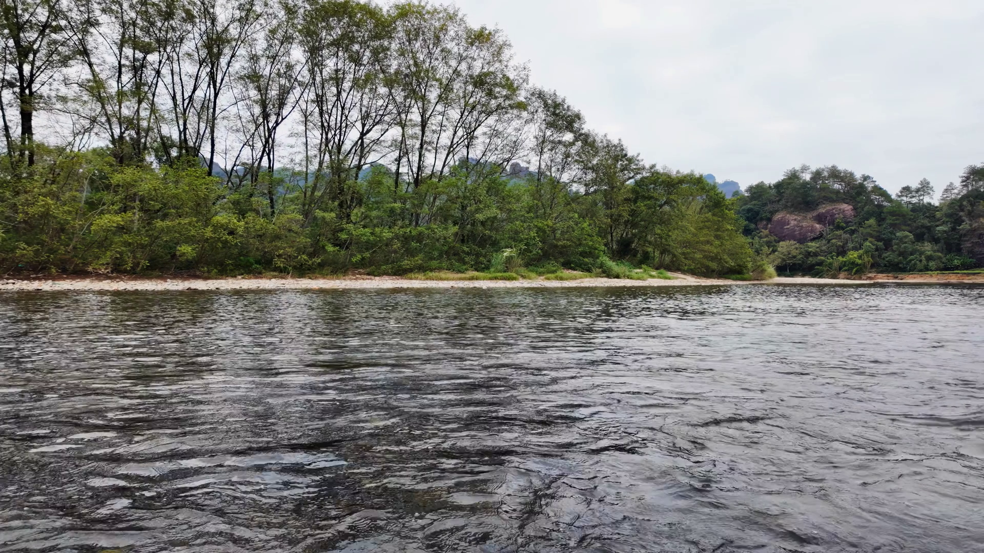A Serene Picturesque View Of Riverbank Stock Footage SBV-351841097 ...