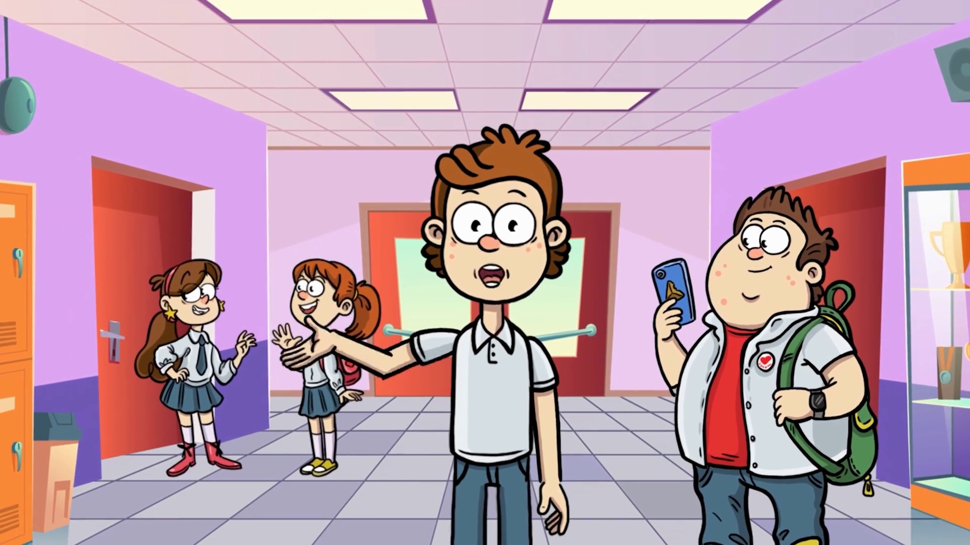 Students Chatting Using Smartphone In School Stock Motion Graphics SBV ... Students Chatting Using Smartphone In School Stock Motion Graphics SBV ...