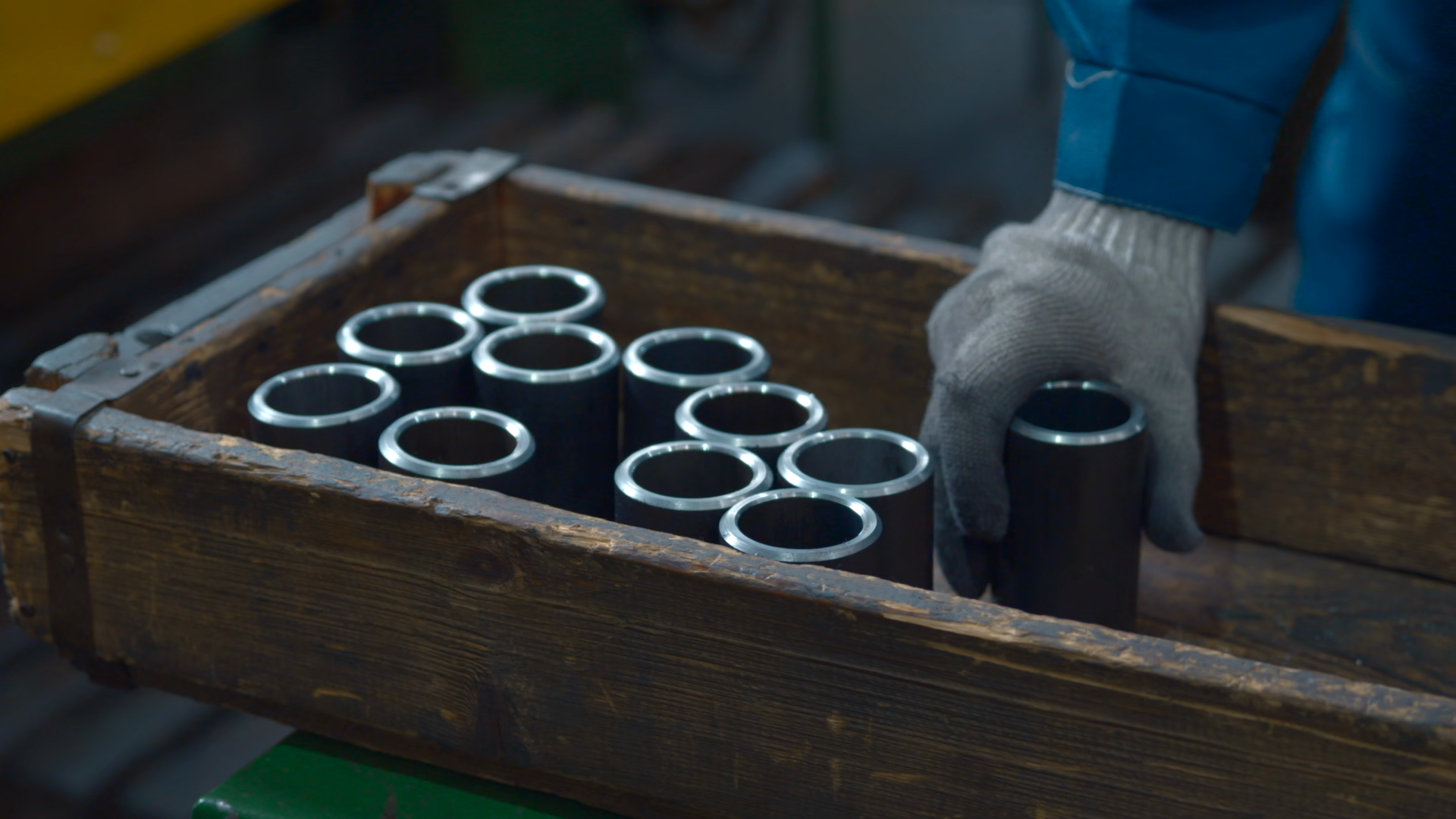 Worker Sorts Metal Components Precision Stock Footage SBV-353508461 ...