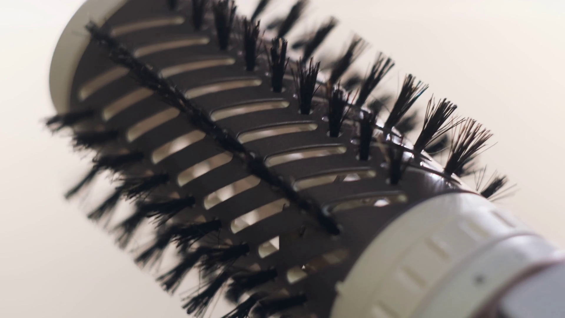 Close Up Of Hot Air Rotating Hair Styler In Stock Footage SBV-348449777 ...