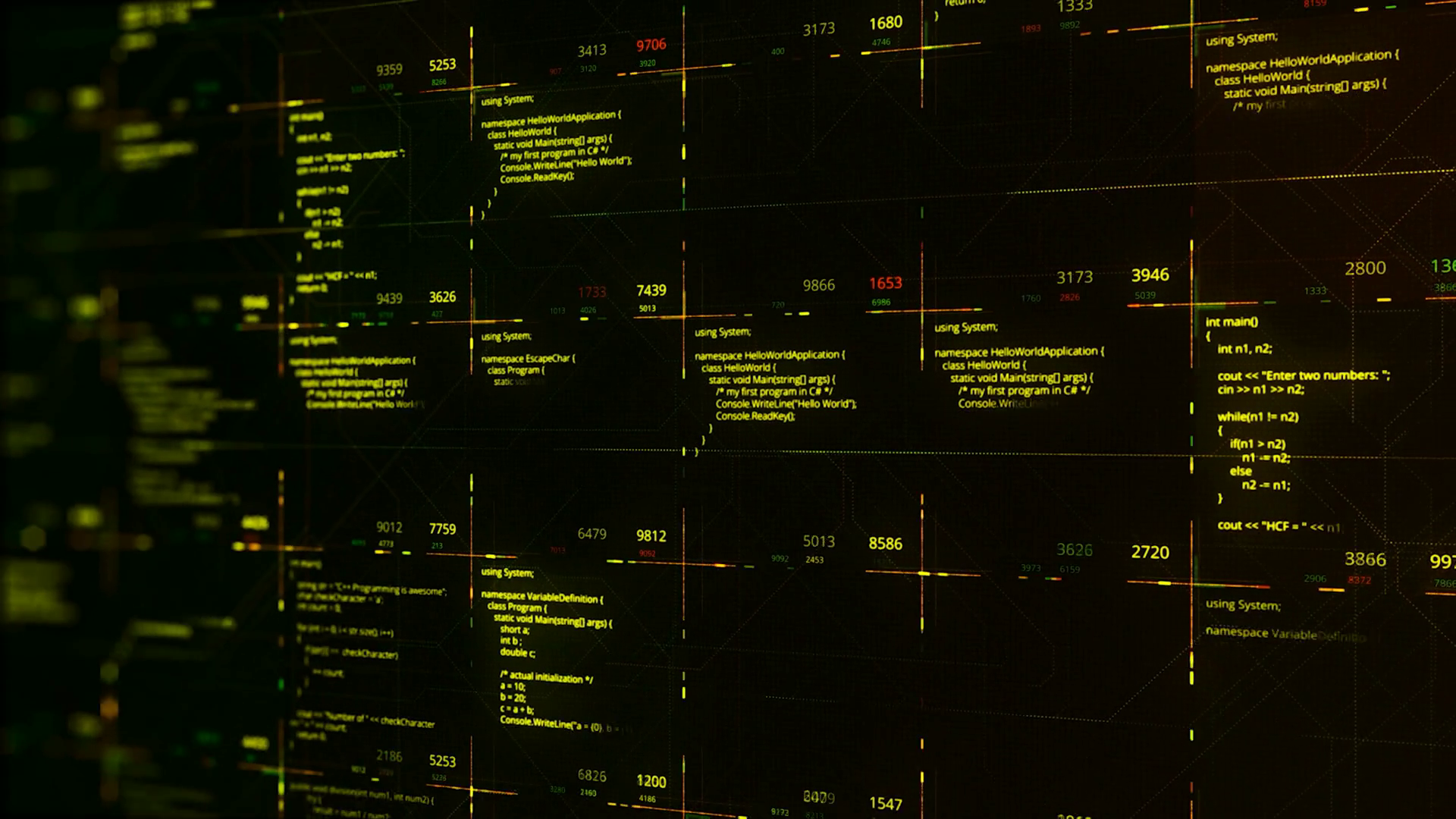 Hacker Attack Through Network Writing Stock Motion Graphics SBV ...