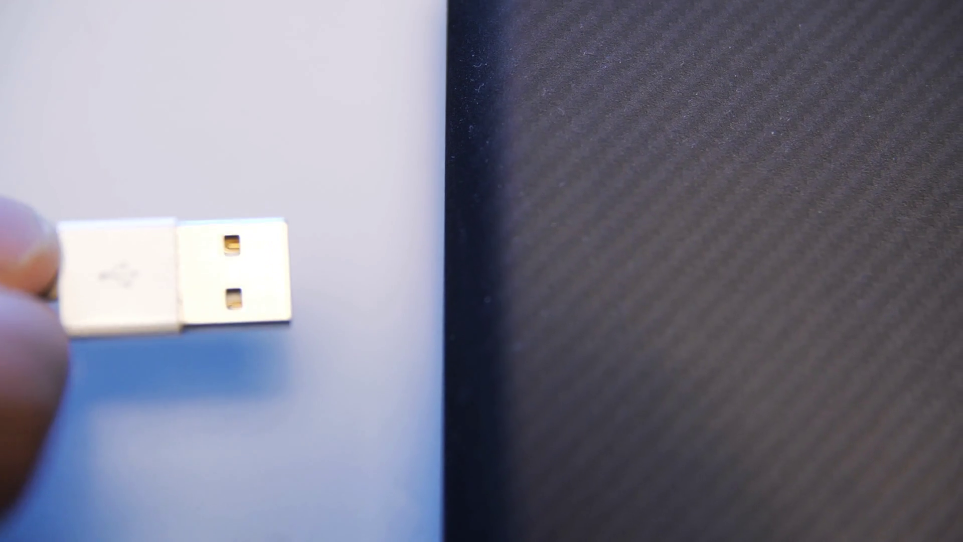 Close Up Of Hand Putting Usb Cable Into Stock Footage SBV-348449590 ...