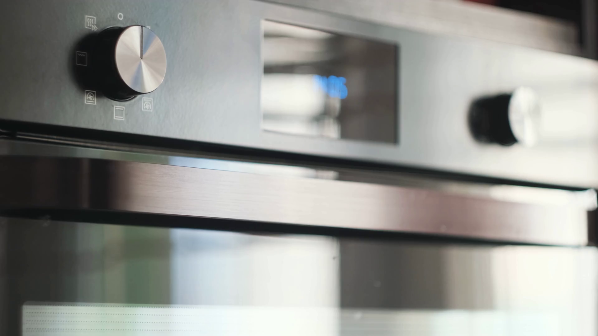 Close-up Of Woman Turning Oven Handle Stock Footage SBV-348446423 ...