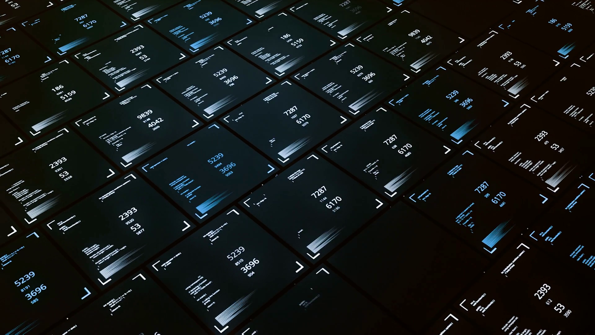 3d Computer Cells With Numbers Animation Stock Motion Graphics SBV-348448913 - Storyblocks