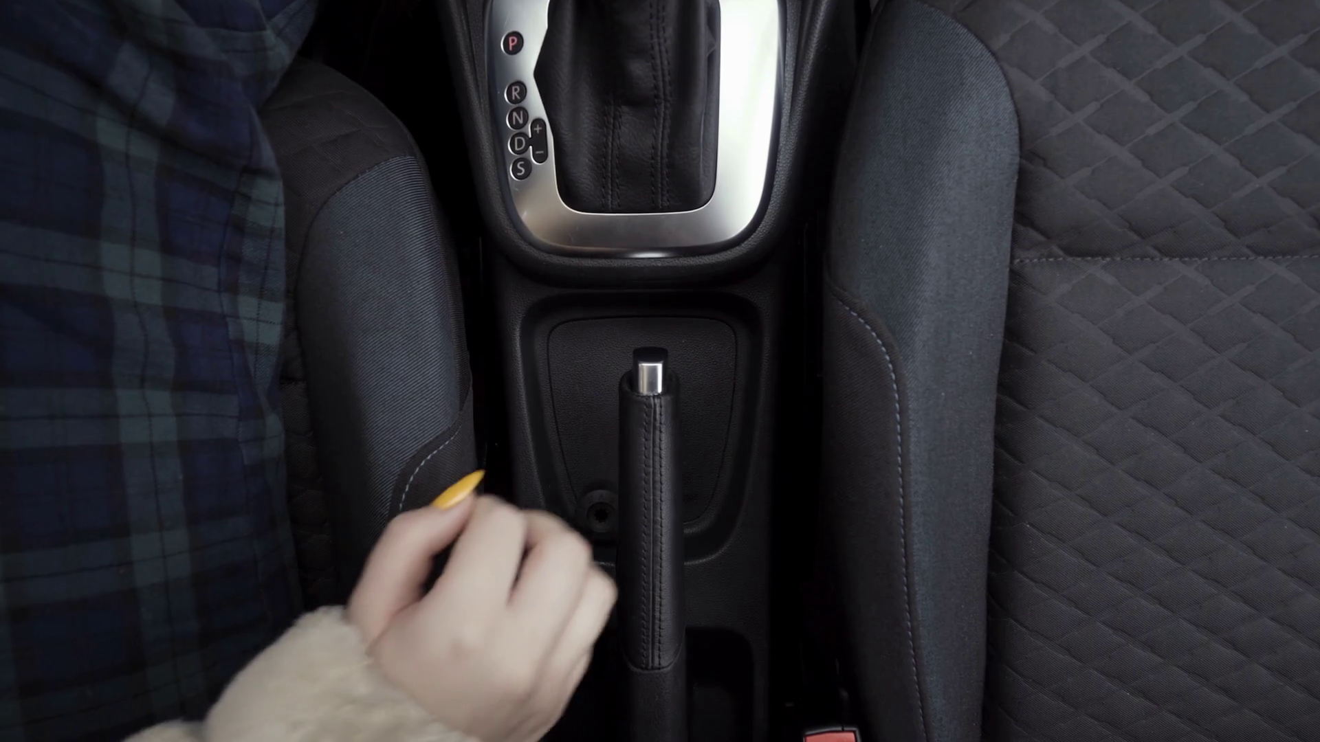 Driver Woman Controlling Automobile Pulling Stock Footage SBV-348438508 ...