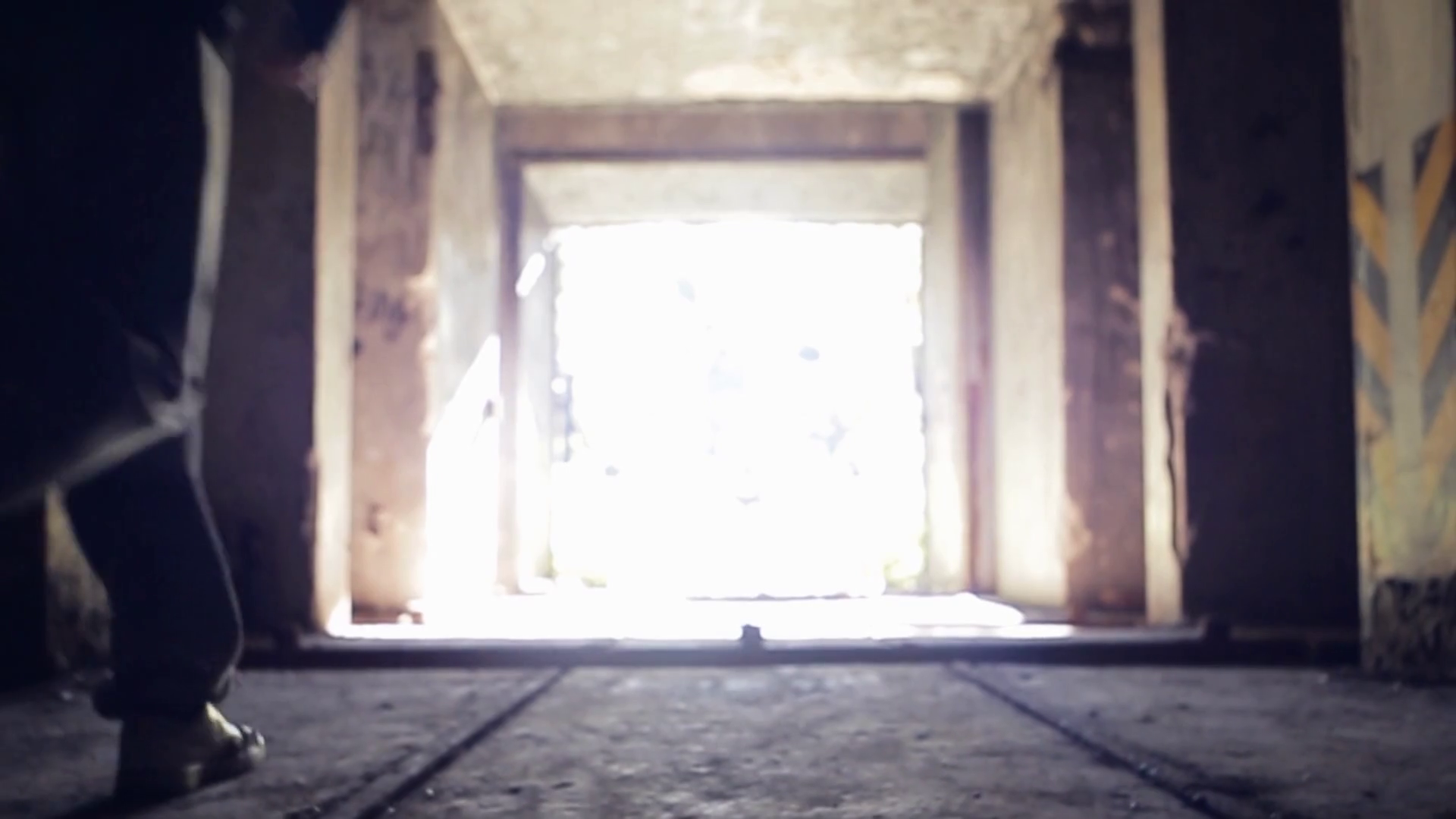 Rear View Of Homeless People Running From Stock Footage SBV-348442928 ...