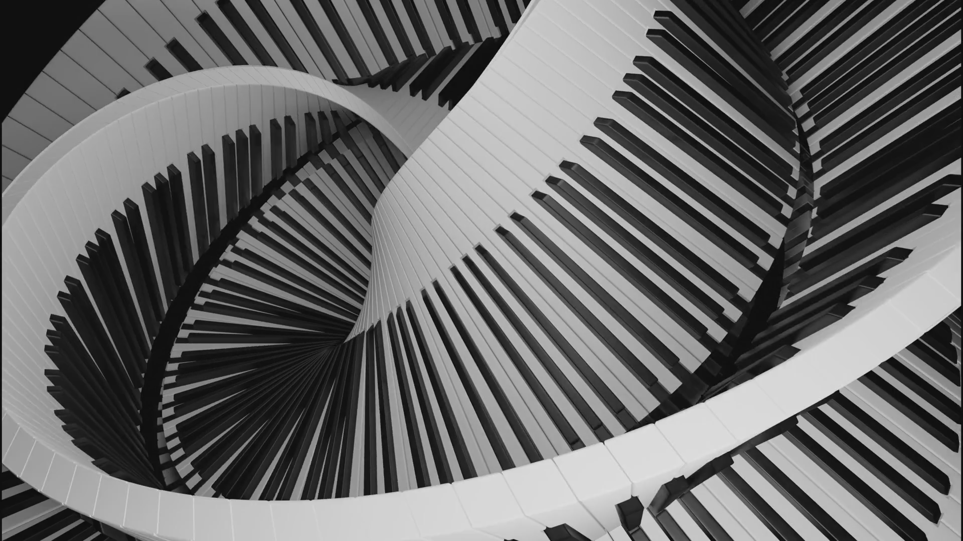 Optical Illusion Of Piano Keyboard Design Stock Motion Graphics SBV ...