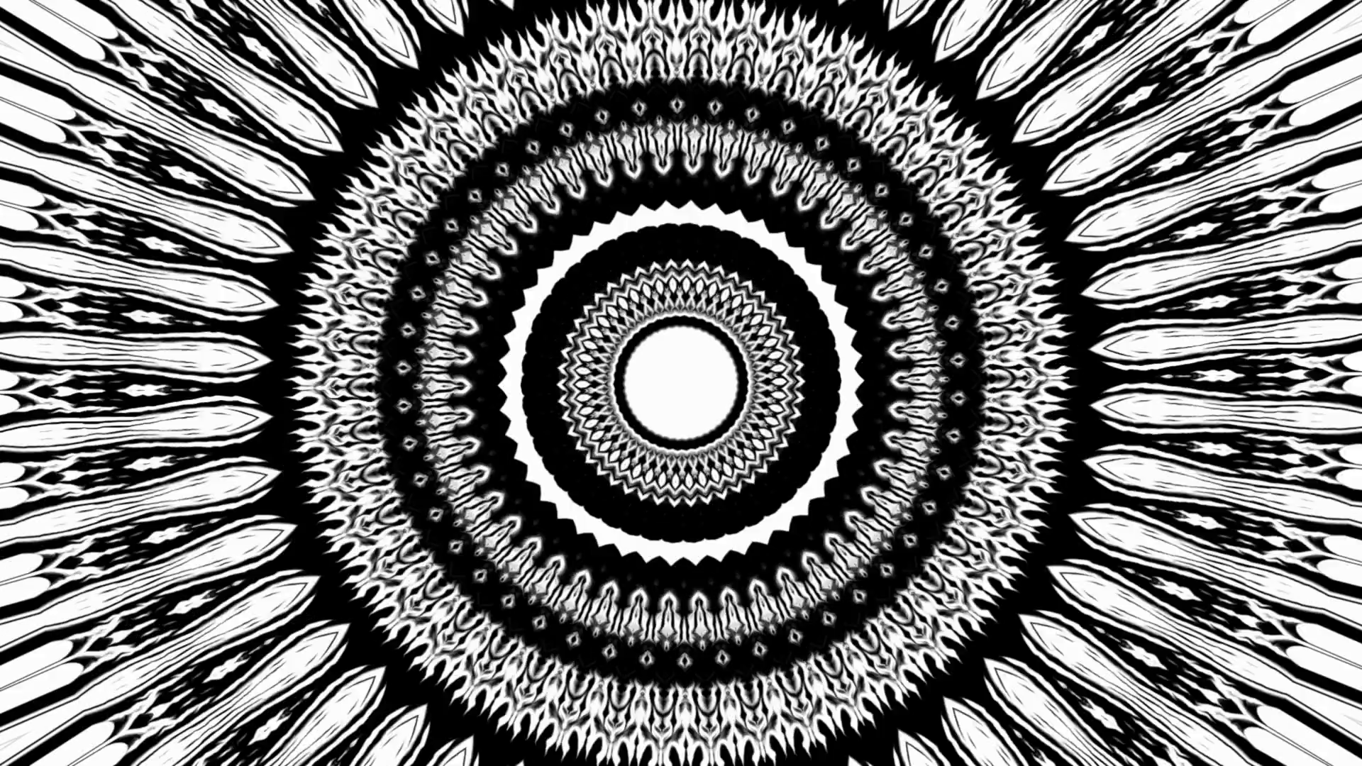 Spreading Kaleidoscopic Fractal Shapes Stock Motion Graphics SBV ...