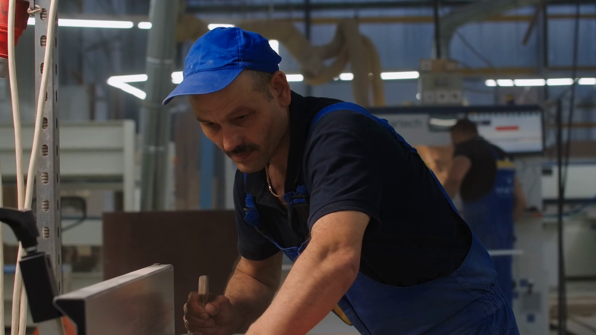 Workers At Factory With Machines Creative Stock Footage SBV-348492829 ...