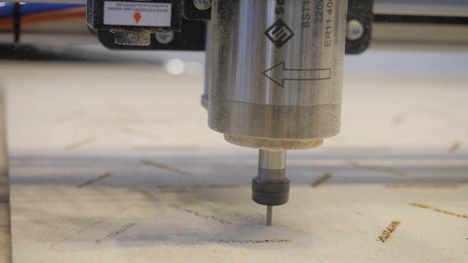 Close-up Of Wood Cutting Machine Media Stock Footage SBV-348506142 ...