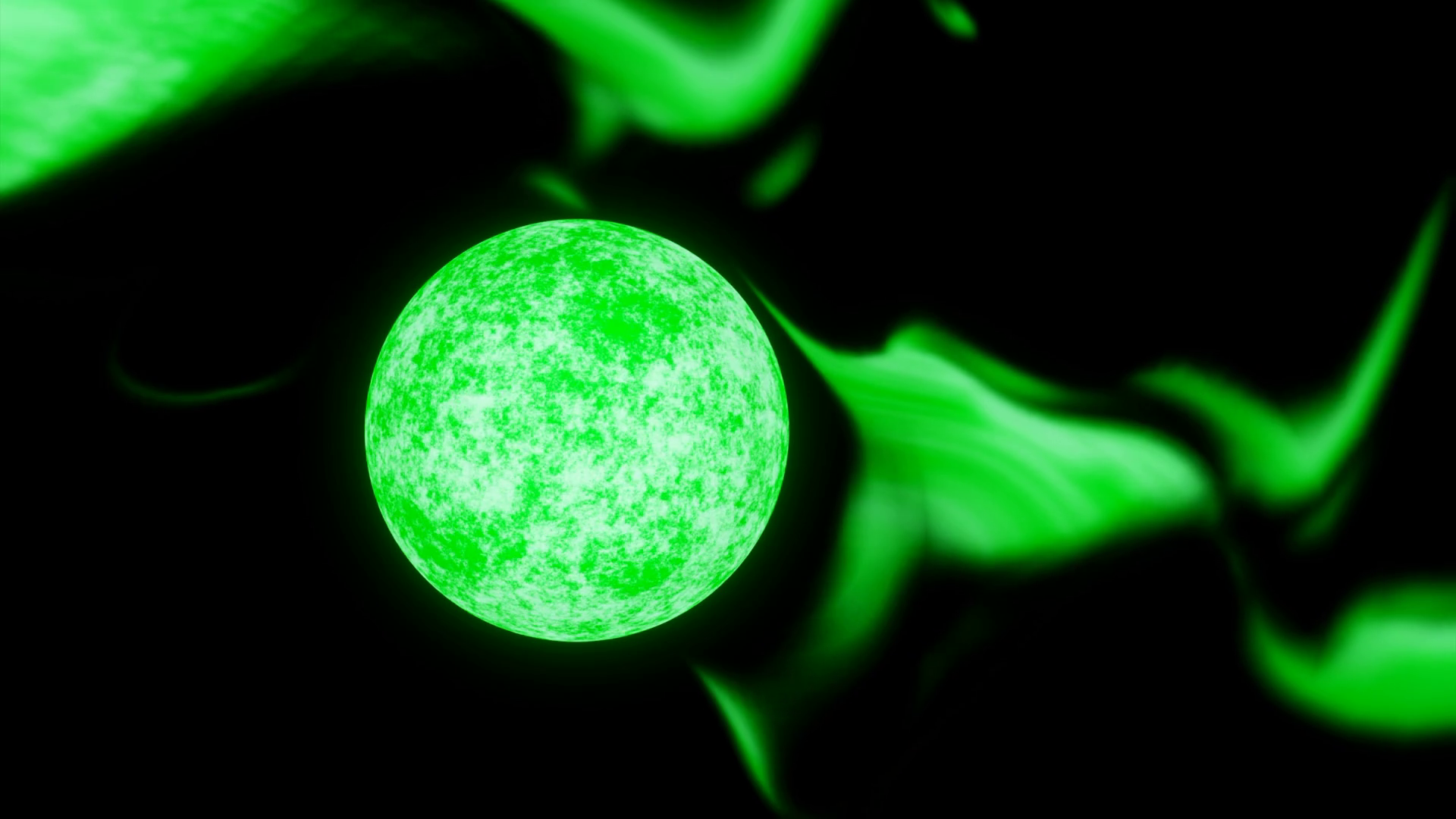 Glowing 3d Ball Of Energy With Radiations Stock Motion Graphics SBV ...