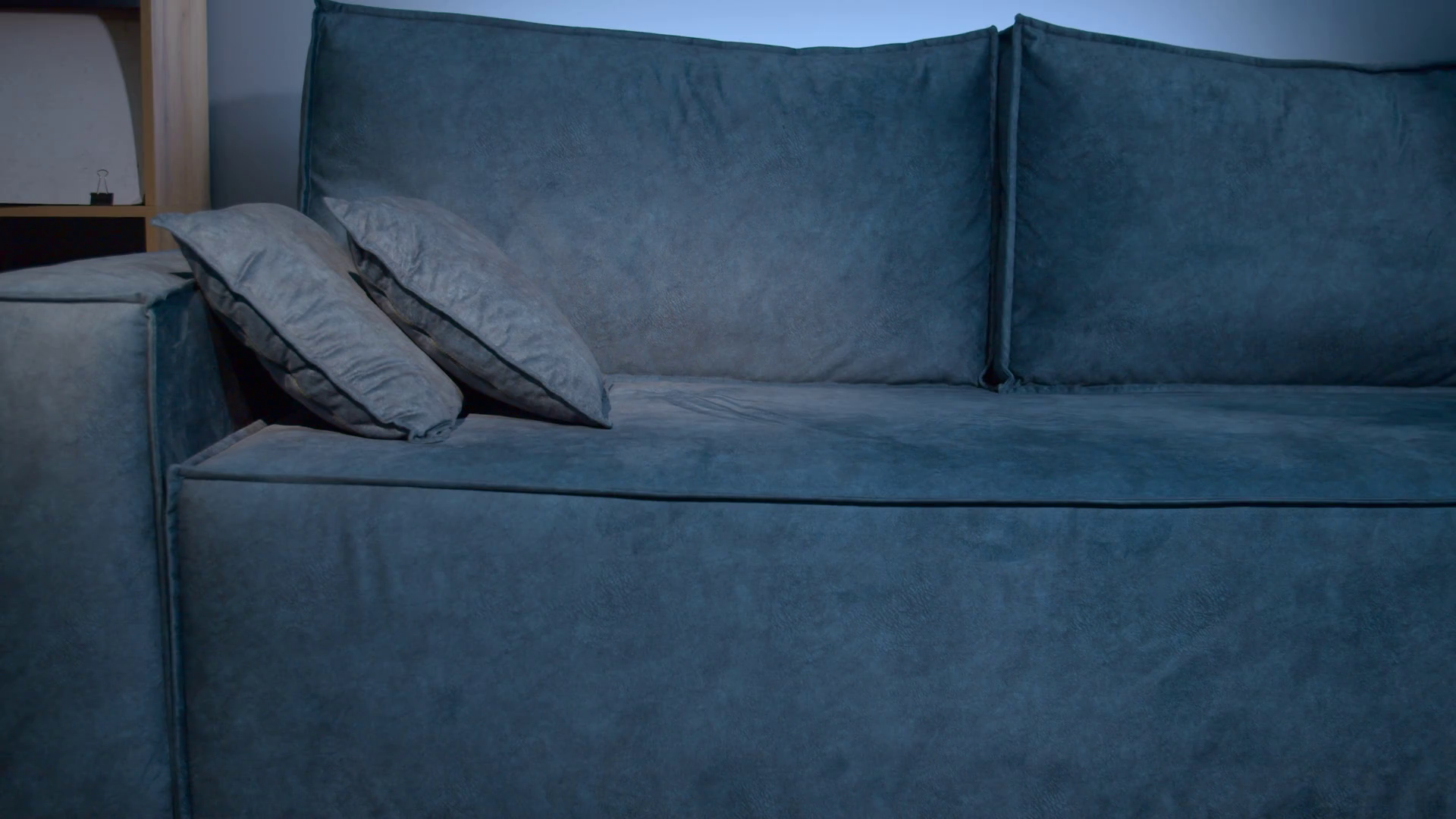 Exhausted Young Collapses On Sofa At Homa Stock Footage SBV-348500121 ...