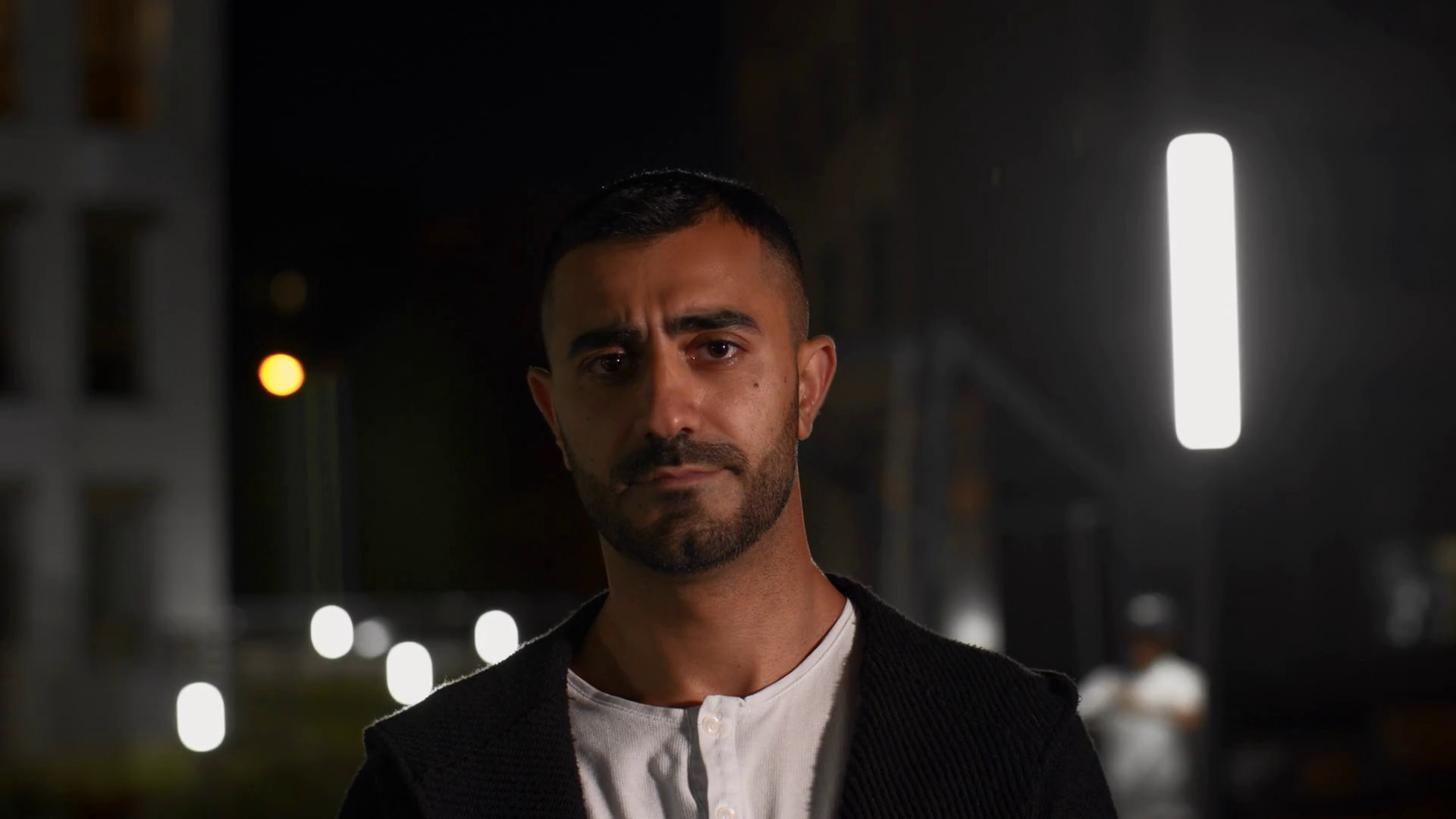 Portrait Of Serious Man Looking Suspicious Stock Footage SBV-348499575 ...