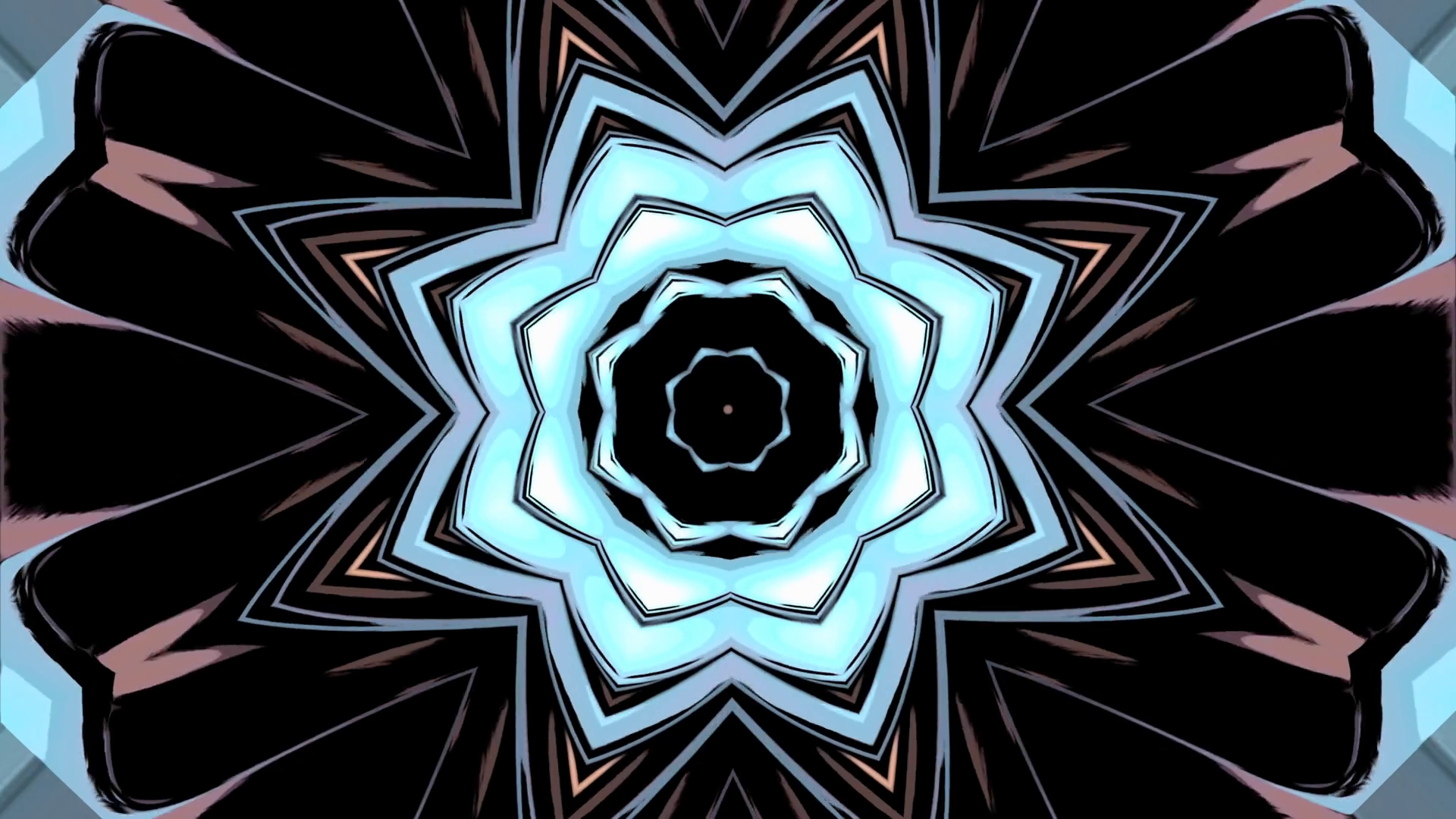 Repetitive Hypnotic Flower Mandala Pattern Stock Motion Graphics SBV ...