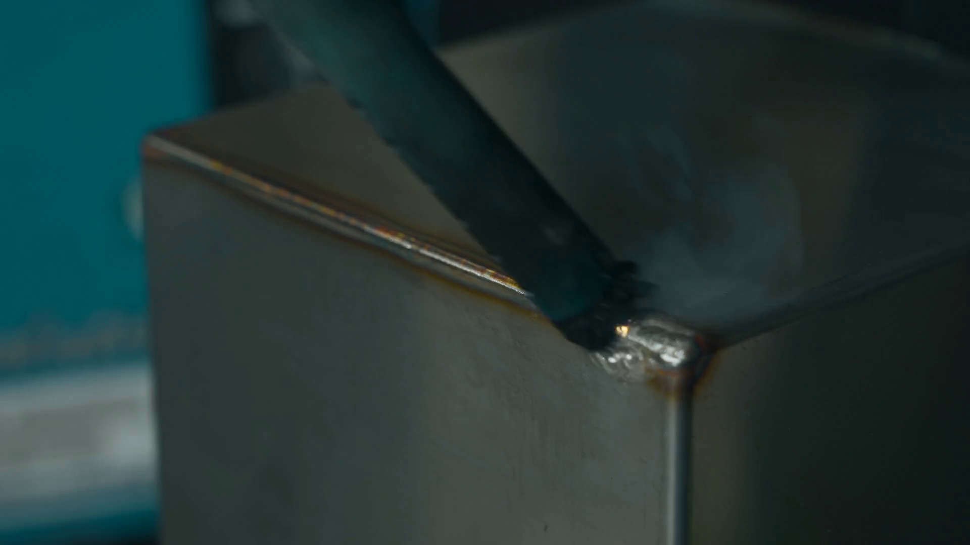 Process Of Welds Passivation At Steel Stock Footage SBV-348501751 ...