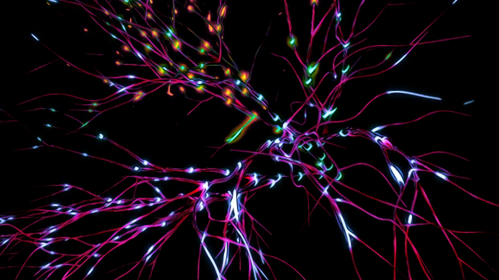 Neuronal Synapse Activity Animation Design Stock Motion Graphics SBV ...