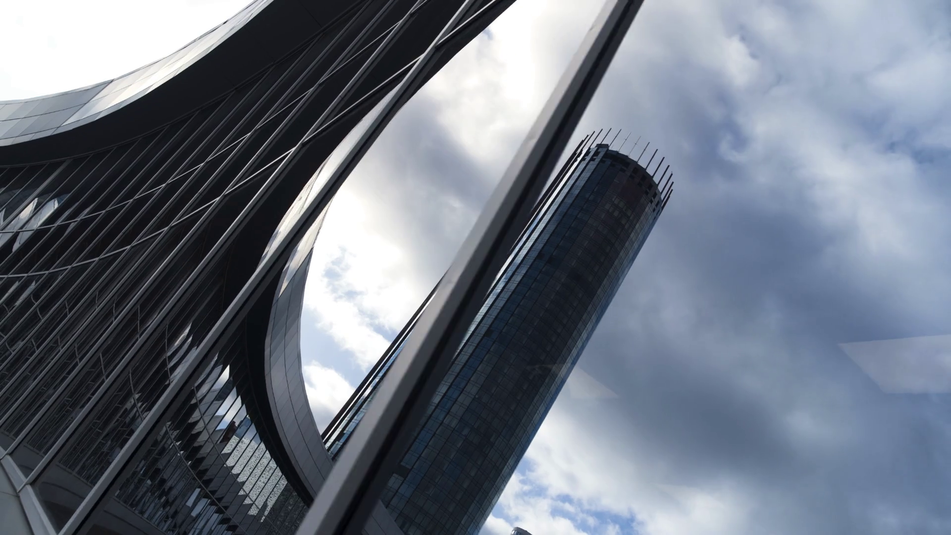 Huge Glass Tall Offices Stock Footage Stock Footage SBV-348509290 ...