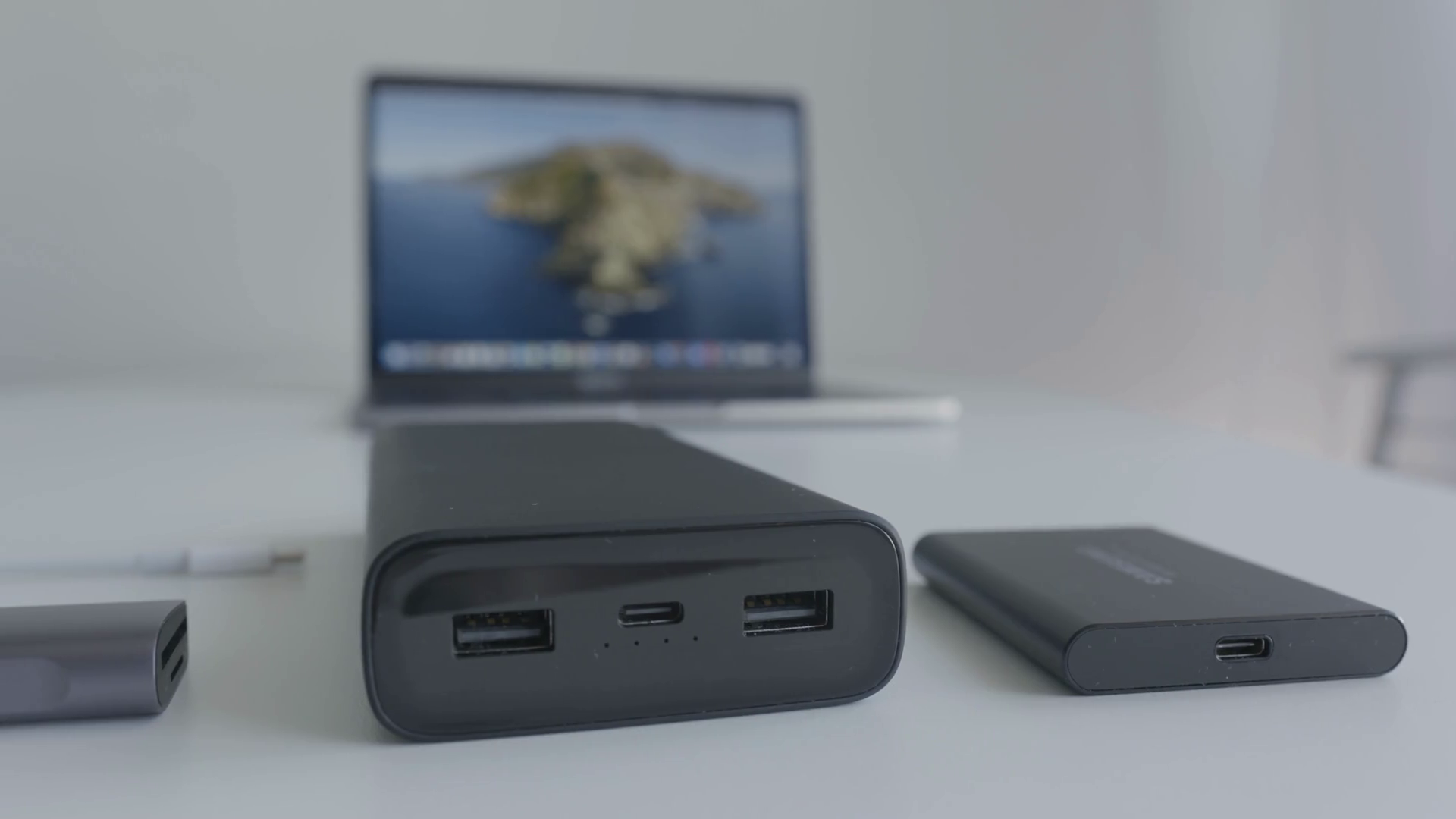 Set Of External Batteries With Of Laptop In Stock Footage SBV-348479864 ...