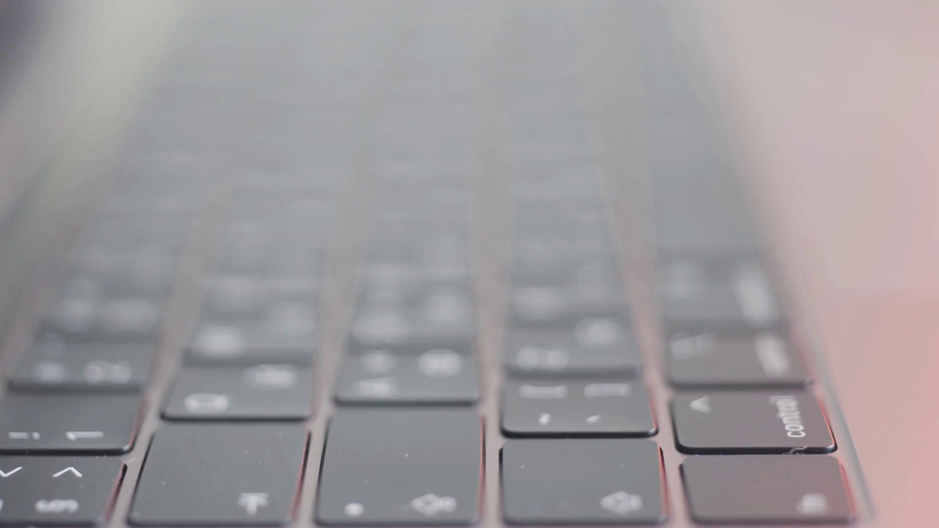 Close Up Of Computer Black Keyboard Action Stock Footage SBV-348479377 ...