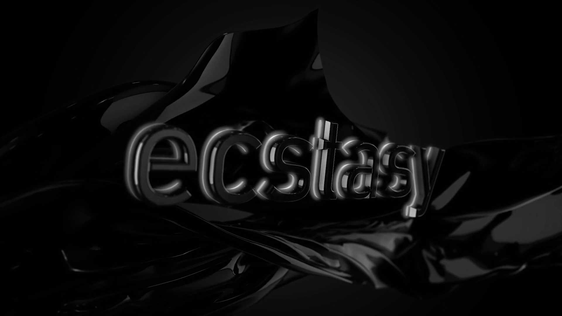 The Word Ecstasy Typed On Black Abstract Stock Footage SBV-348504052 ...