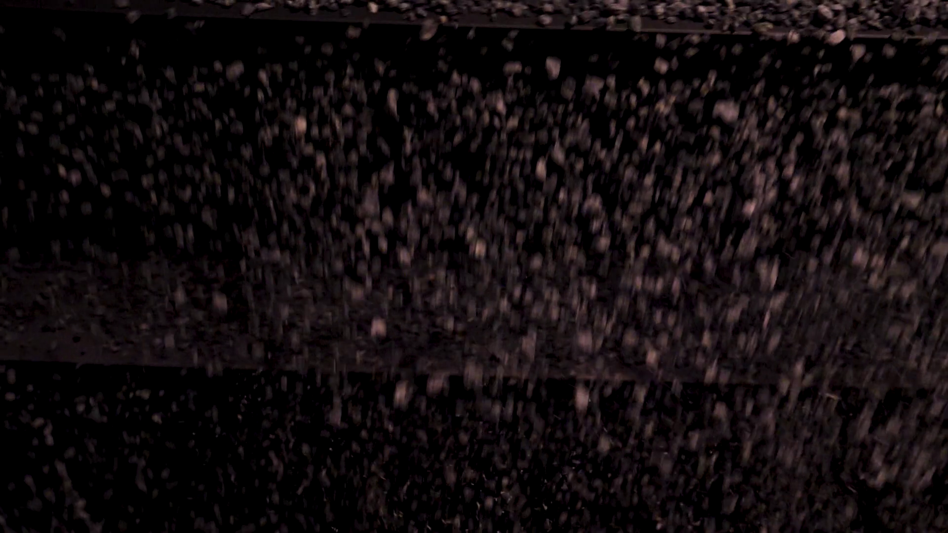 Close Up Process Of Crushed Rubble Falling Stock Footage SBV-348511366 ...