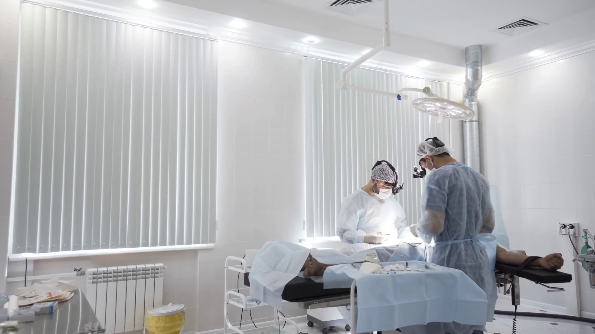 Process Of Surgery In Sterile Operating Room Stock Footage SBV ...