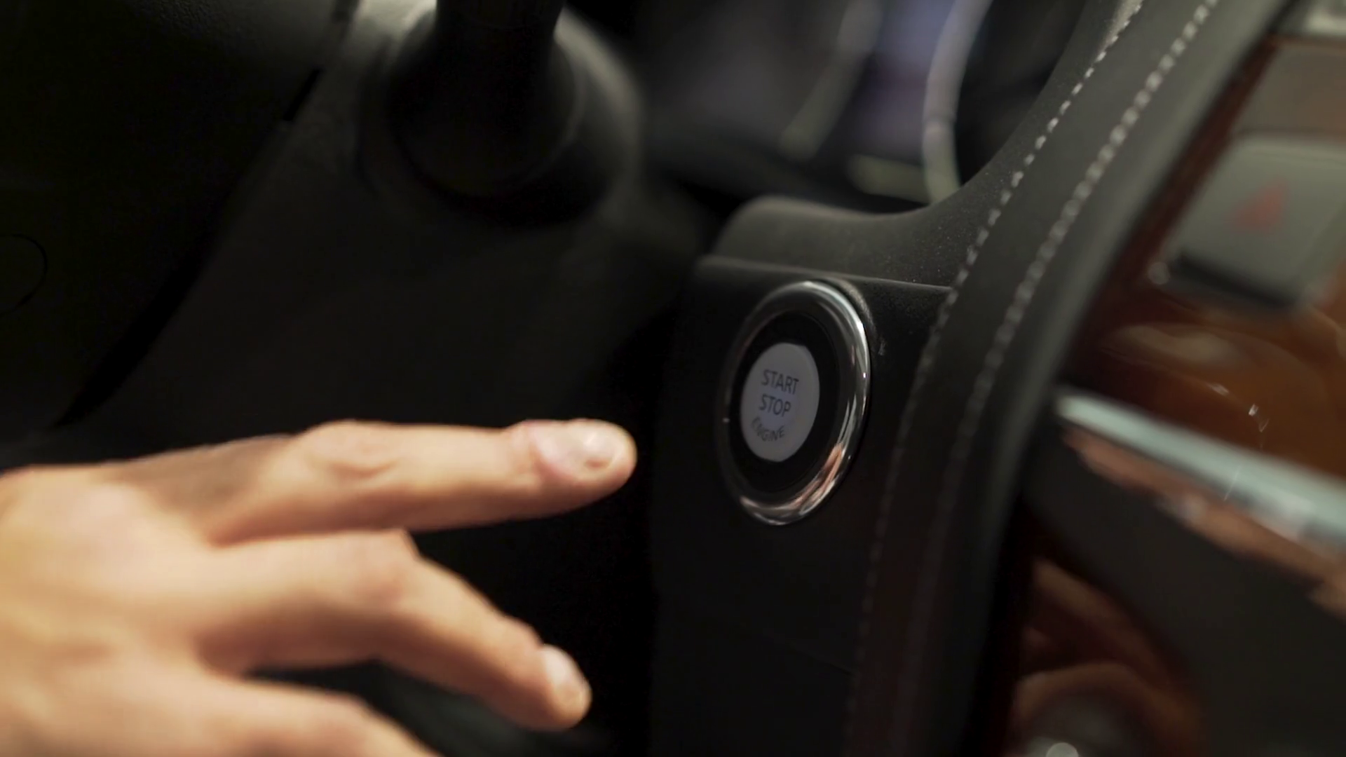 Close Up Car Driver Starting Engine Of Stock Footage SBV-348511941 ...