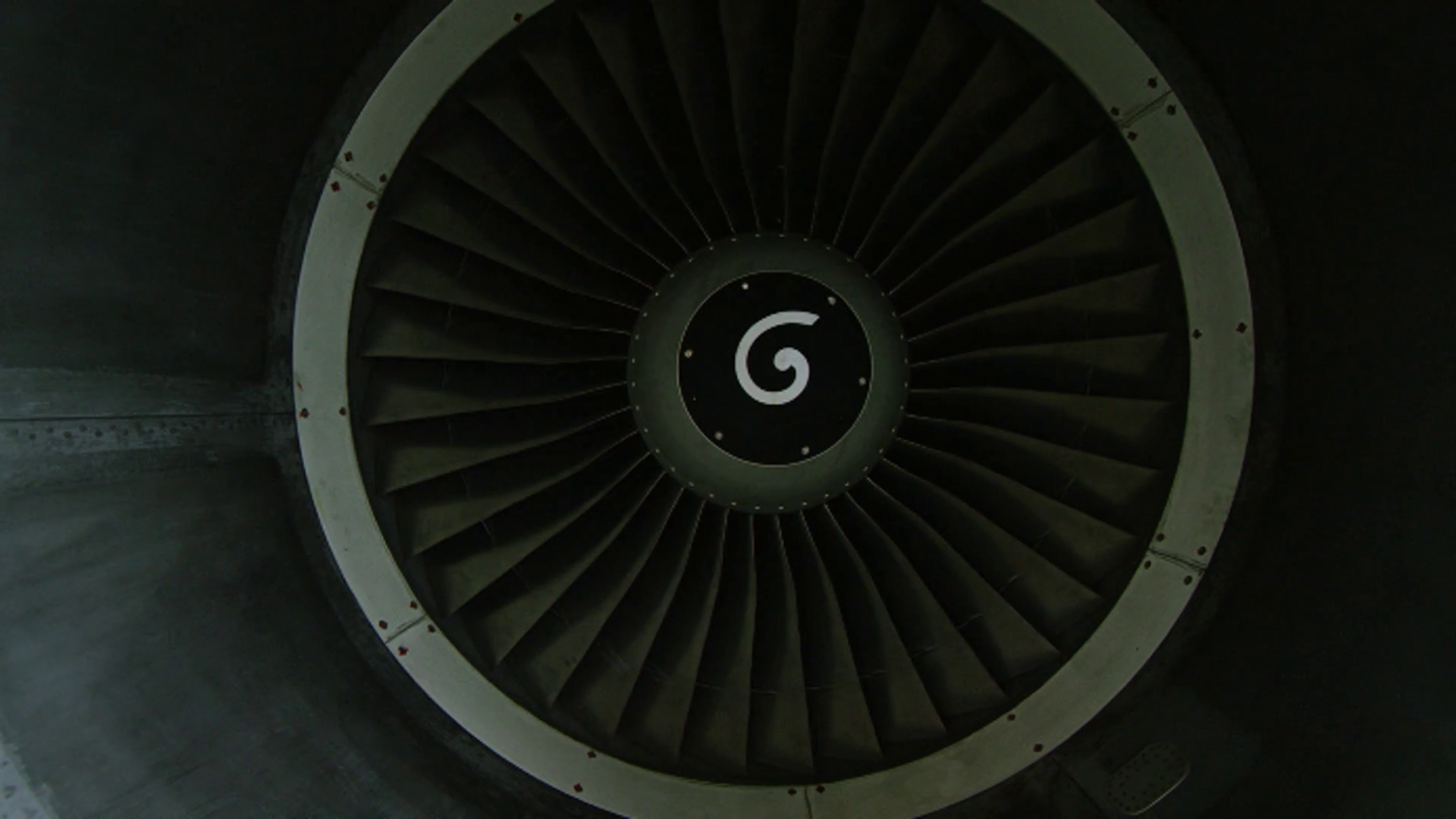 Aircraft Engine Close Up In Hangar Airplane Stock Footage SBV-348511906 ...