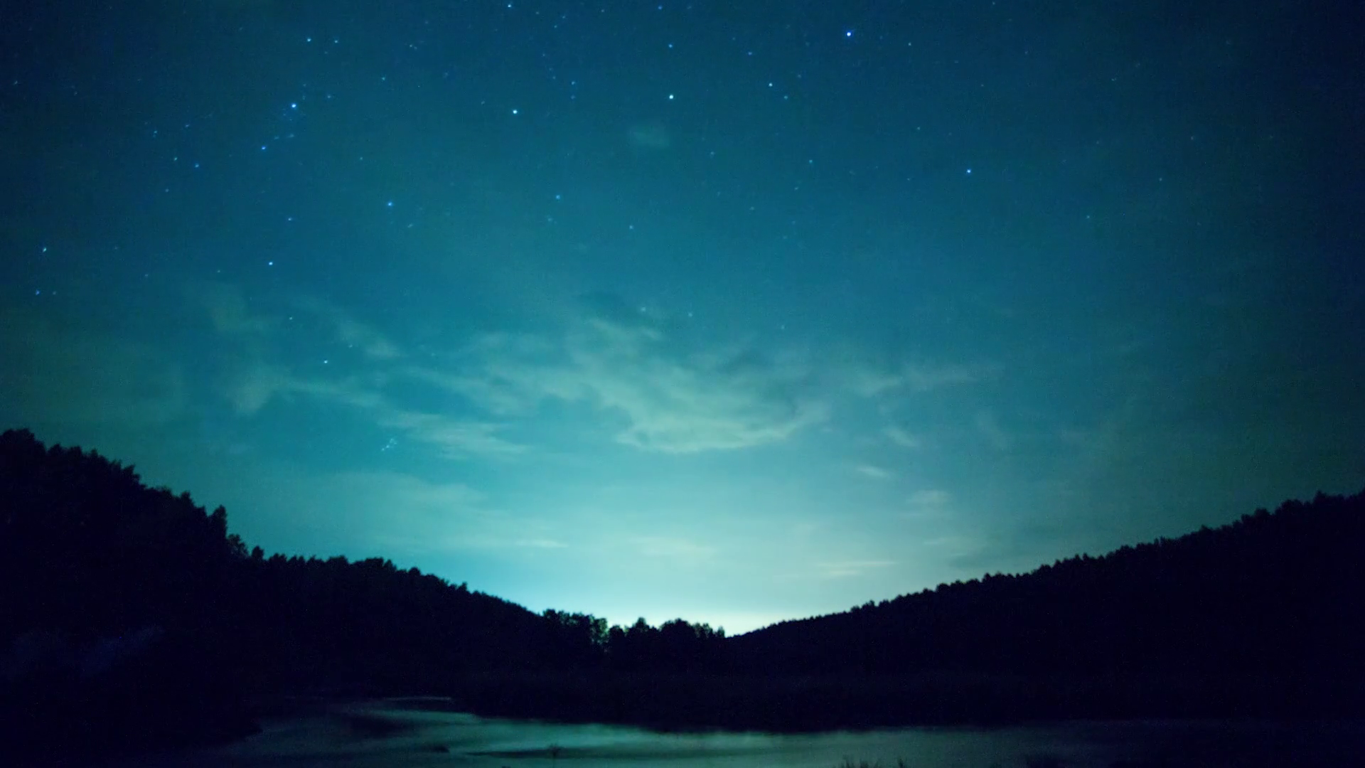 Lake At Night - Timelapse Video Night Sky Stock Footage SBV-348512075 ...