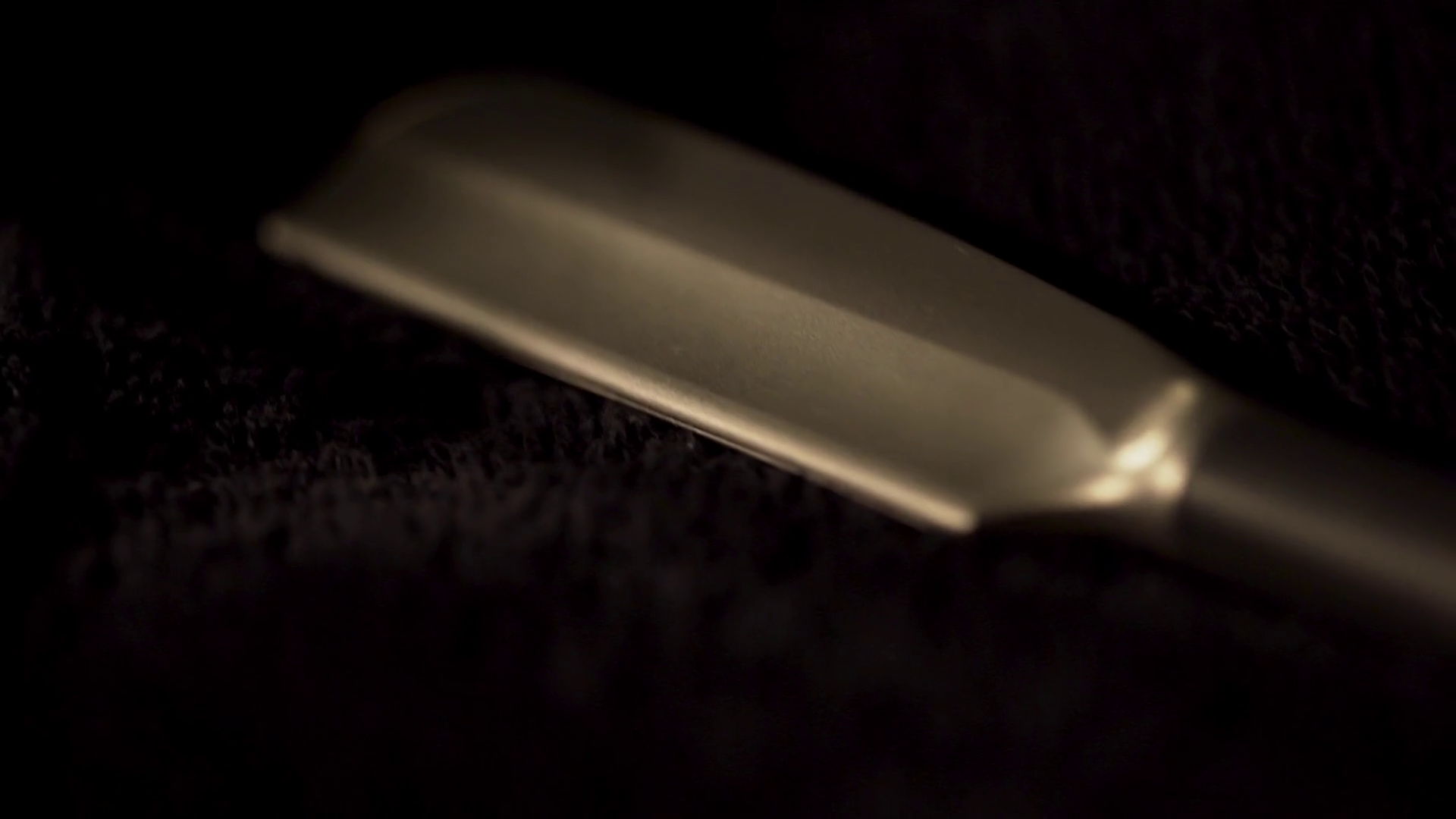 Straight Razor Cut Throat Shaving Razor Used Stock Footage SBV ...