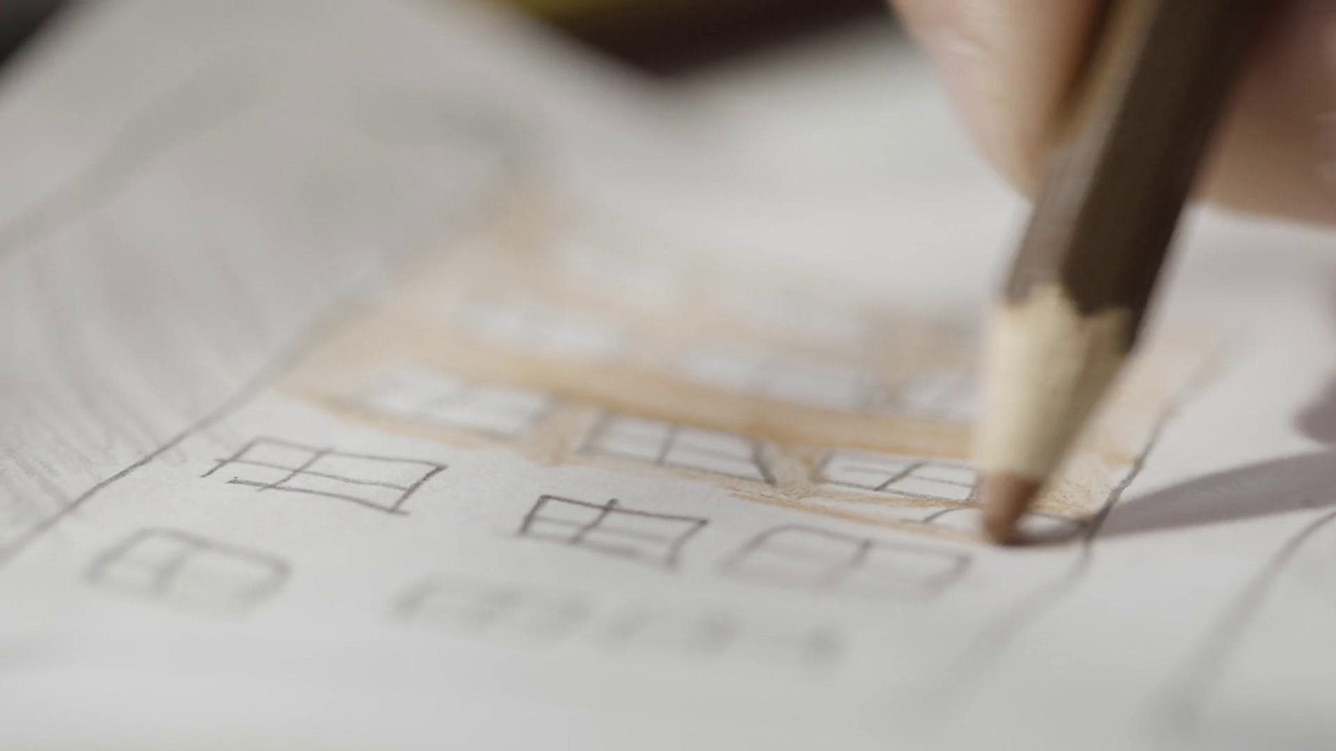 Close Up Hand Of Child Drawing Using Pencil Stock Footage SBV-348513749 ...