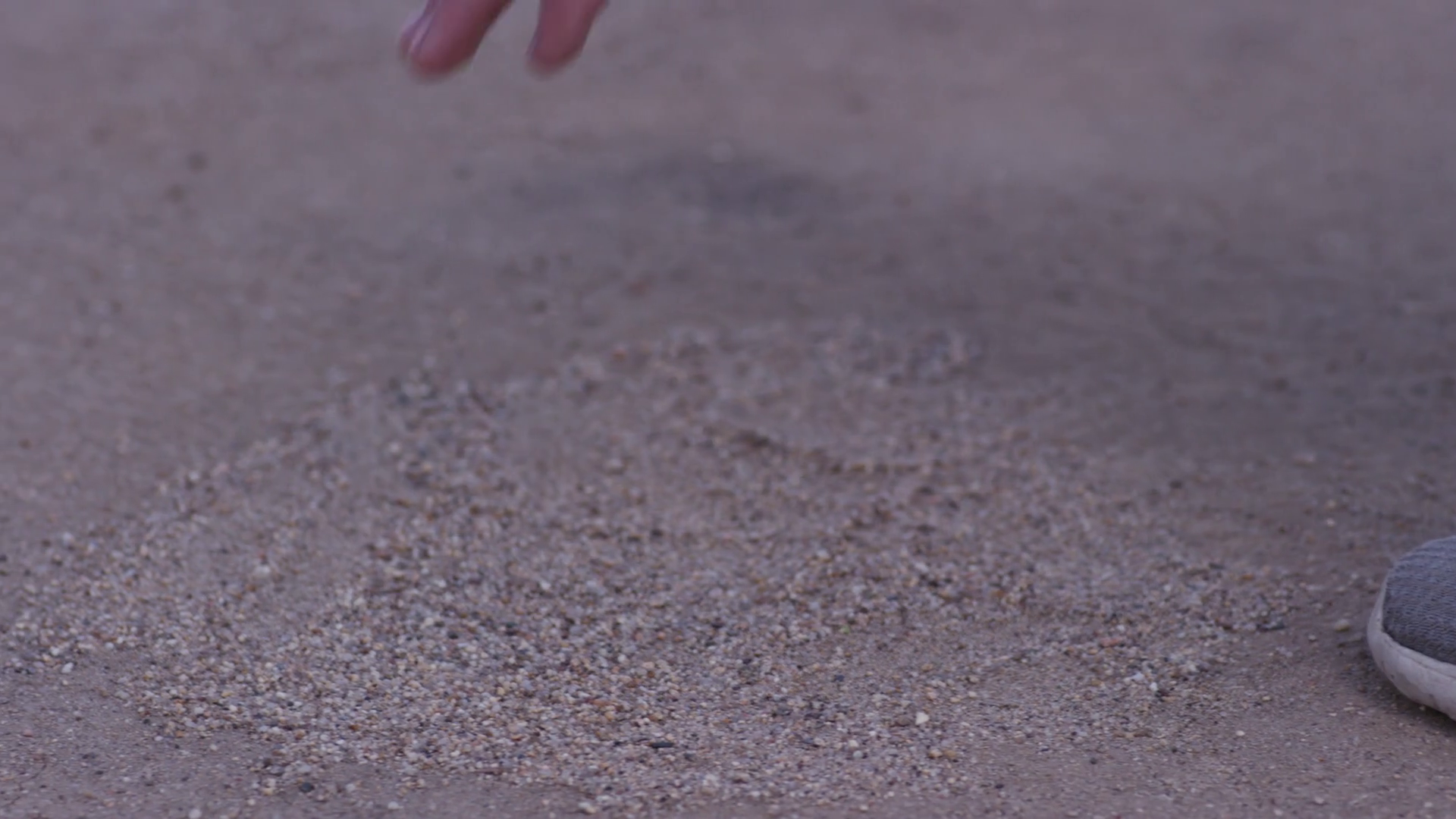 Close Up Of Man's Hand Touching Sand At Stock Footage SBV-348513703 ...