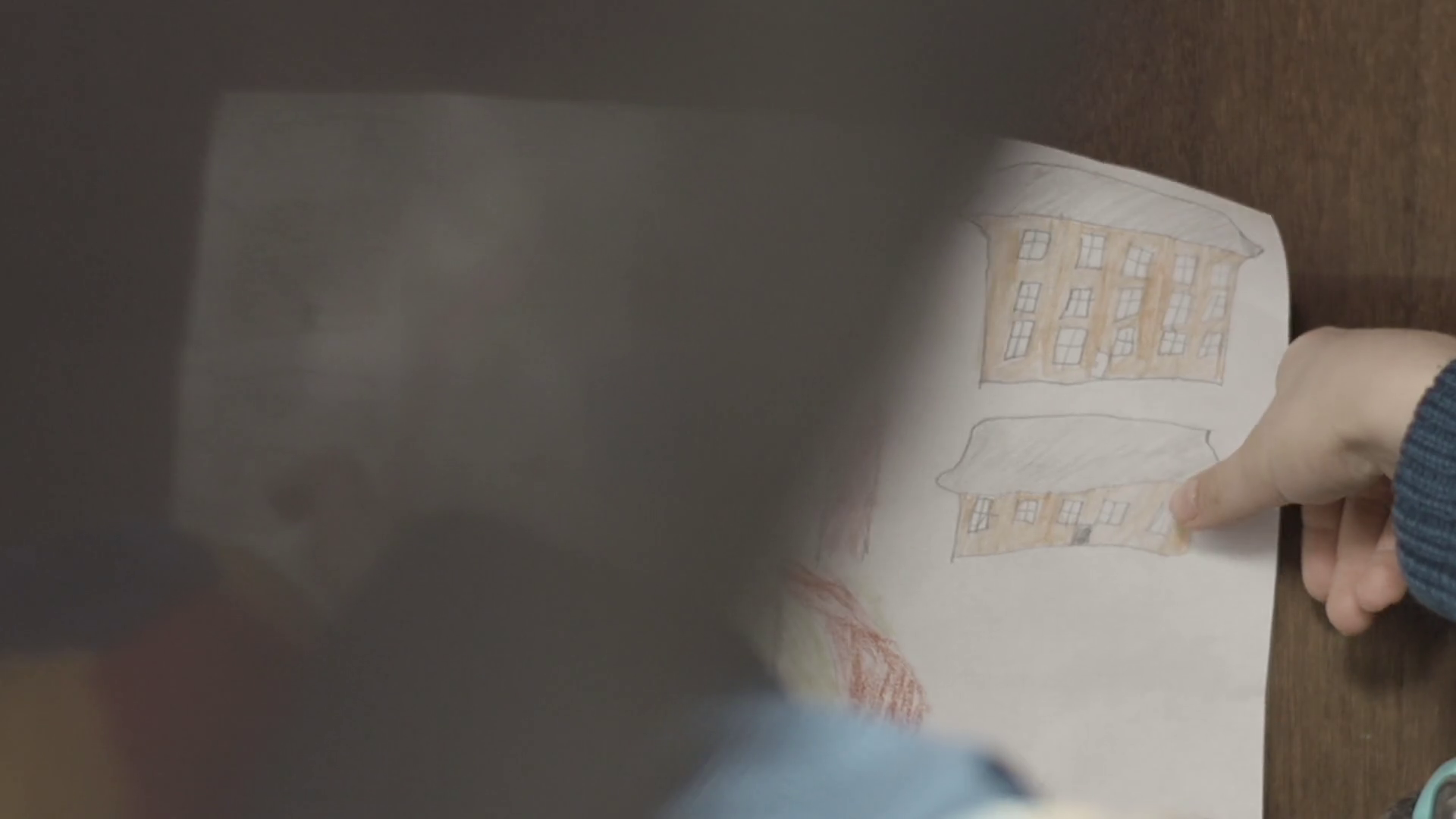 Kid Puts Picture On Shelf Back View Child Stock Footage SBV-348513678 ...