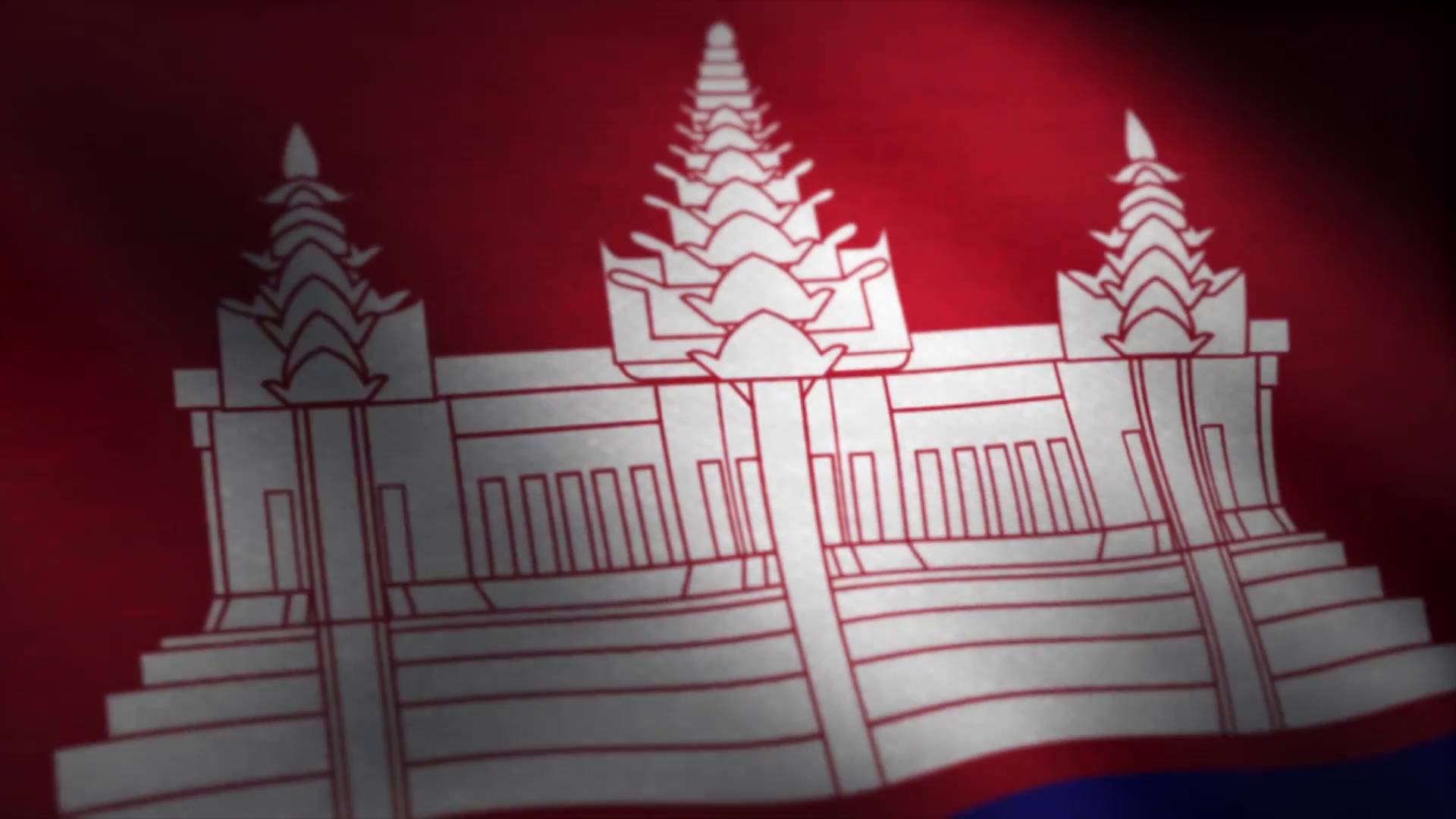 Animated Flag Of Cambodia - Seamless Loop Stock Footage SBV-348514454 ...