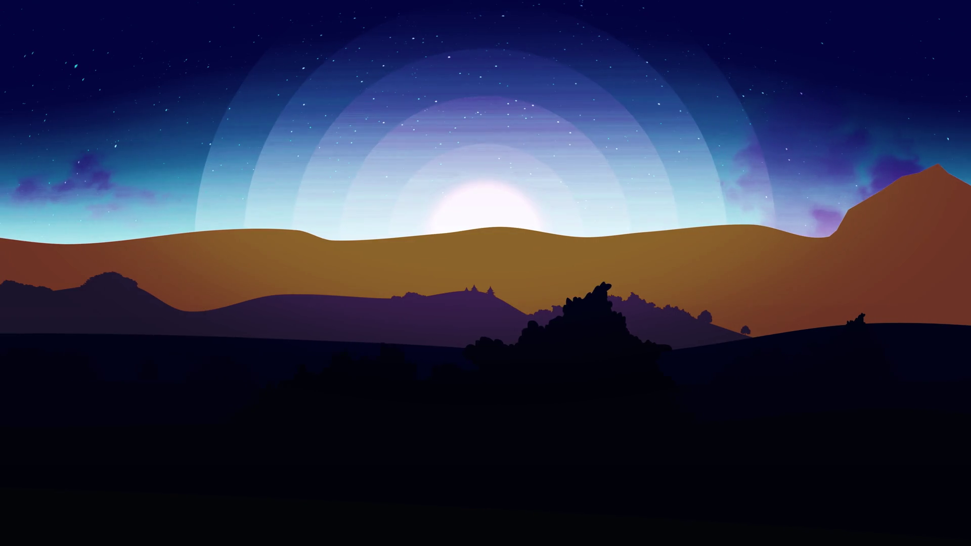 Animation Of Night Sky With Clouds Animated Stock Motion Graphics SBV ...