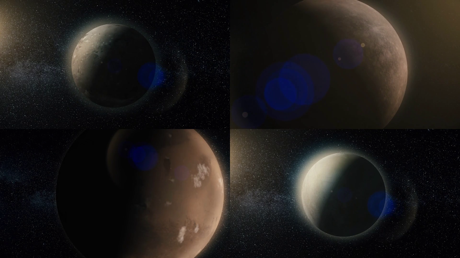 Set Of Animation Planets Satellites Of Solar Stock Motion Graphics SBV ...