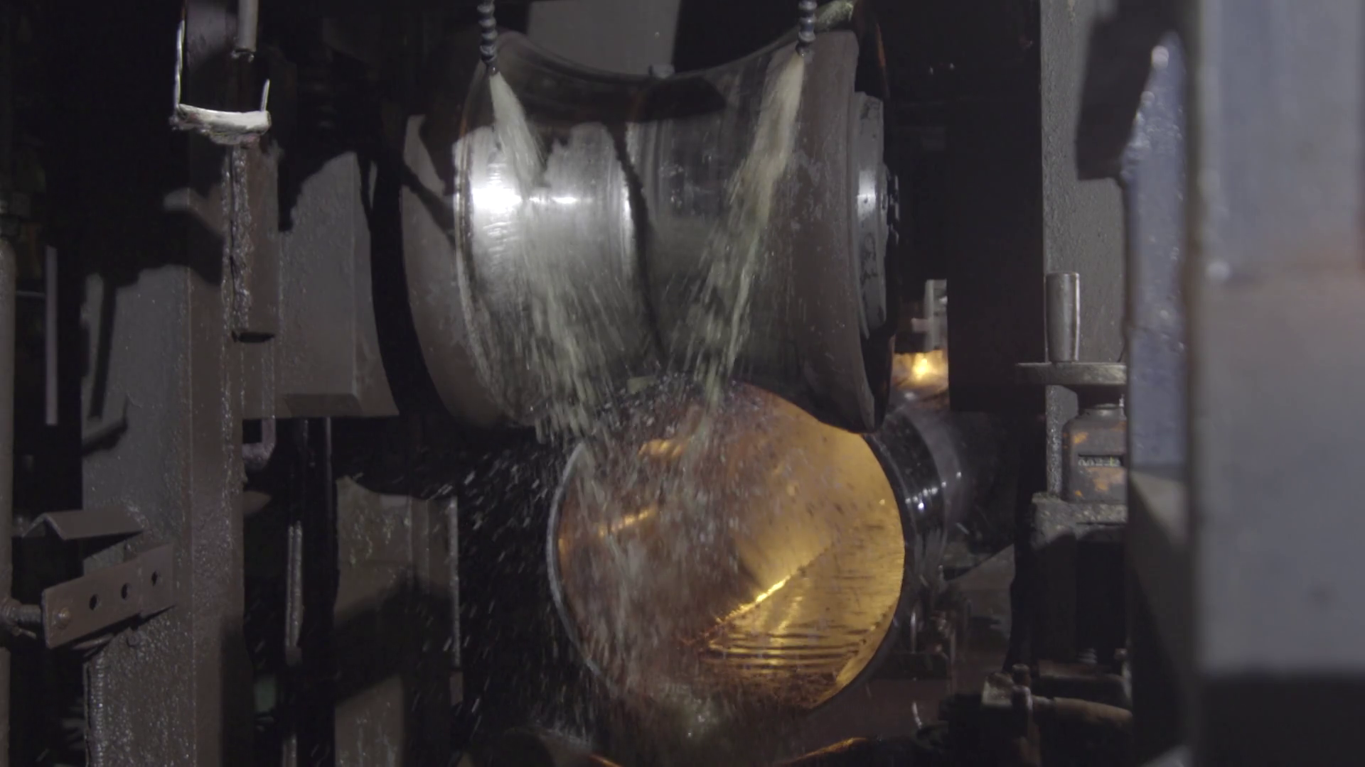 Tube Rolling Process At Manufacturing Plant Stock Footage SBV-348519905 ...