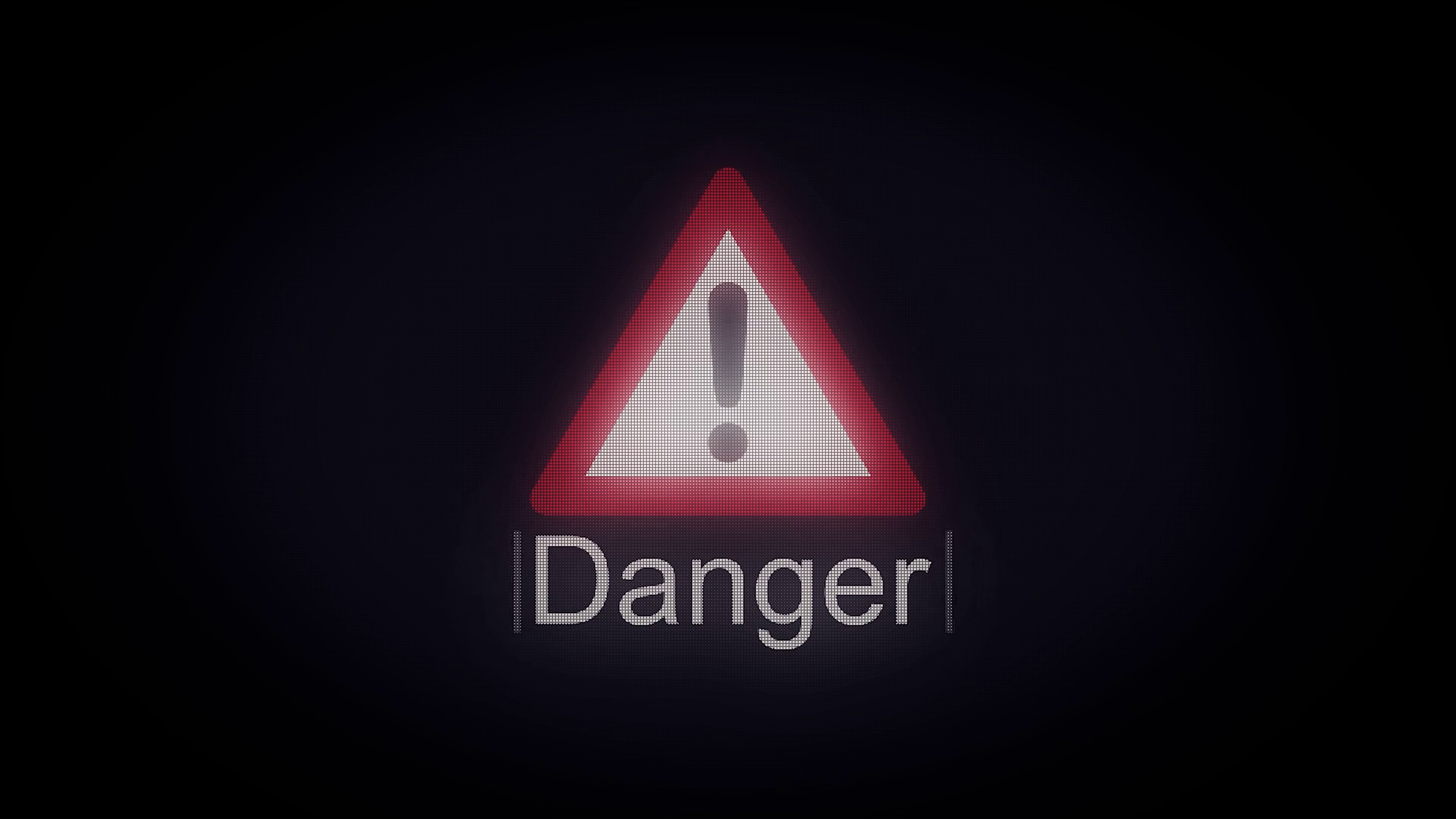 Animation Of Danger Sign Triangle Warning Stock Motion Graphics SBV ...