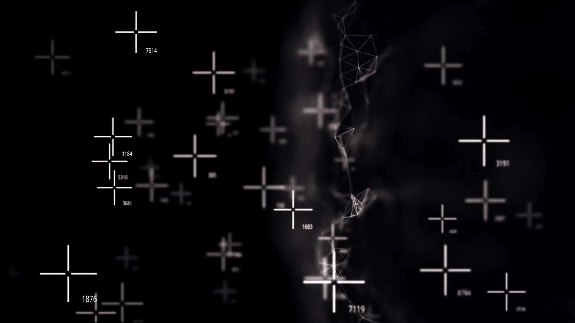 Abstract Animation Of Gun Sights Plexus On Stock Footage SBV-348526858 ...