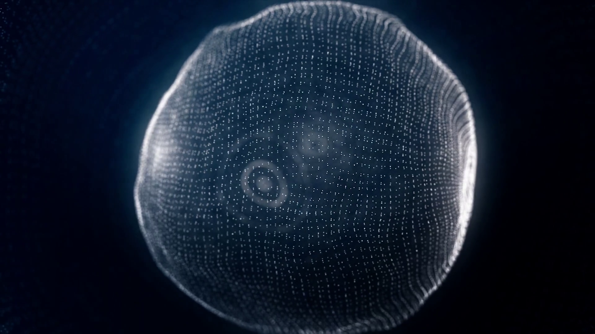 Sphere Of Spinning Points Particles Loop Stock Footage SBV-348527780 ...