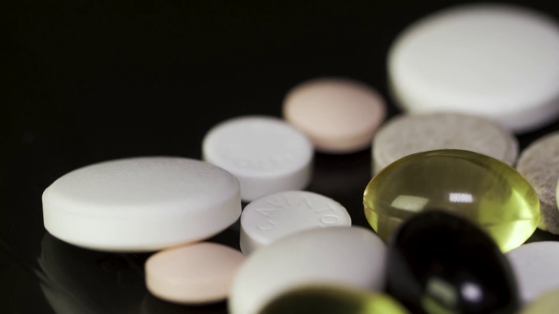 Pills Spinning Pile Of Medicines White Stock Footage SBV-348527627 ...