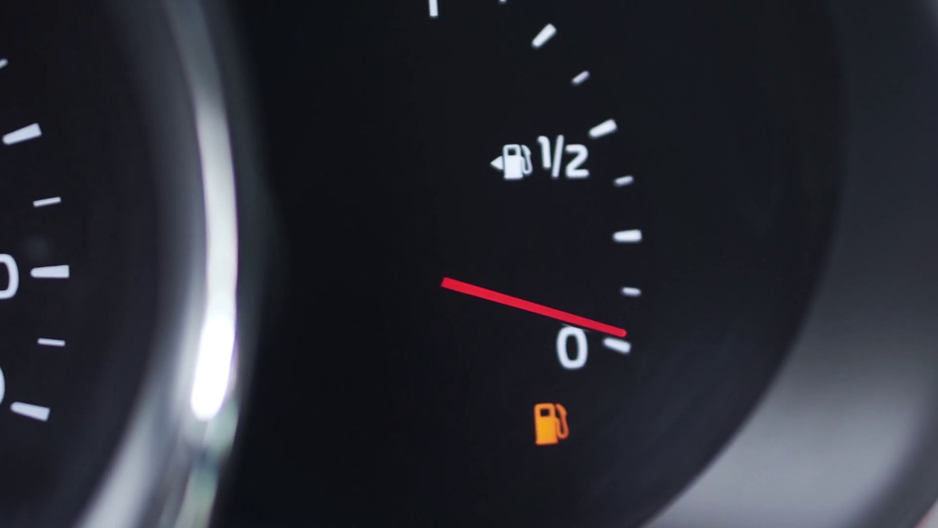 Close-up Car Dash Board Petrol Meter Fuel Stock Footage SBV-348527858 ...