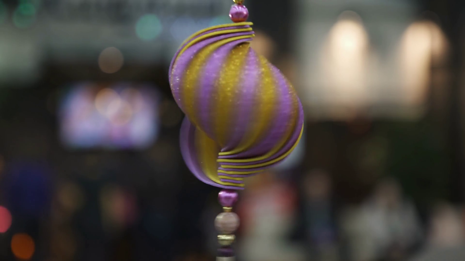 Close Up Of Hanging Rotating Toy Decoration Stock Footage SBV-348529441 ...