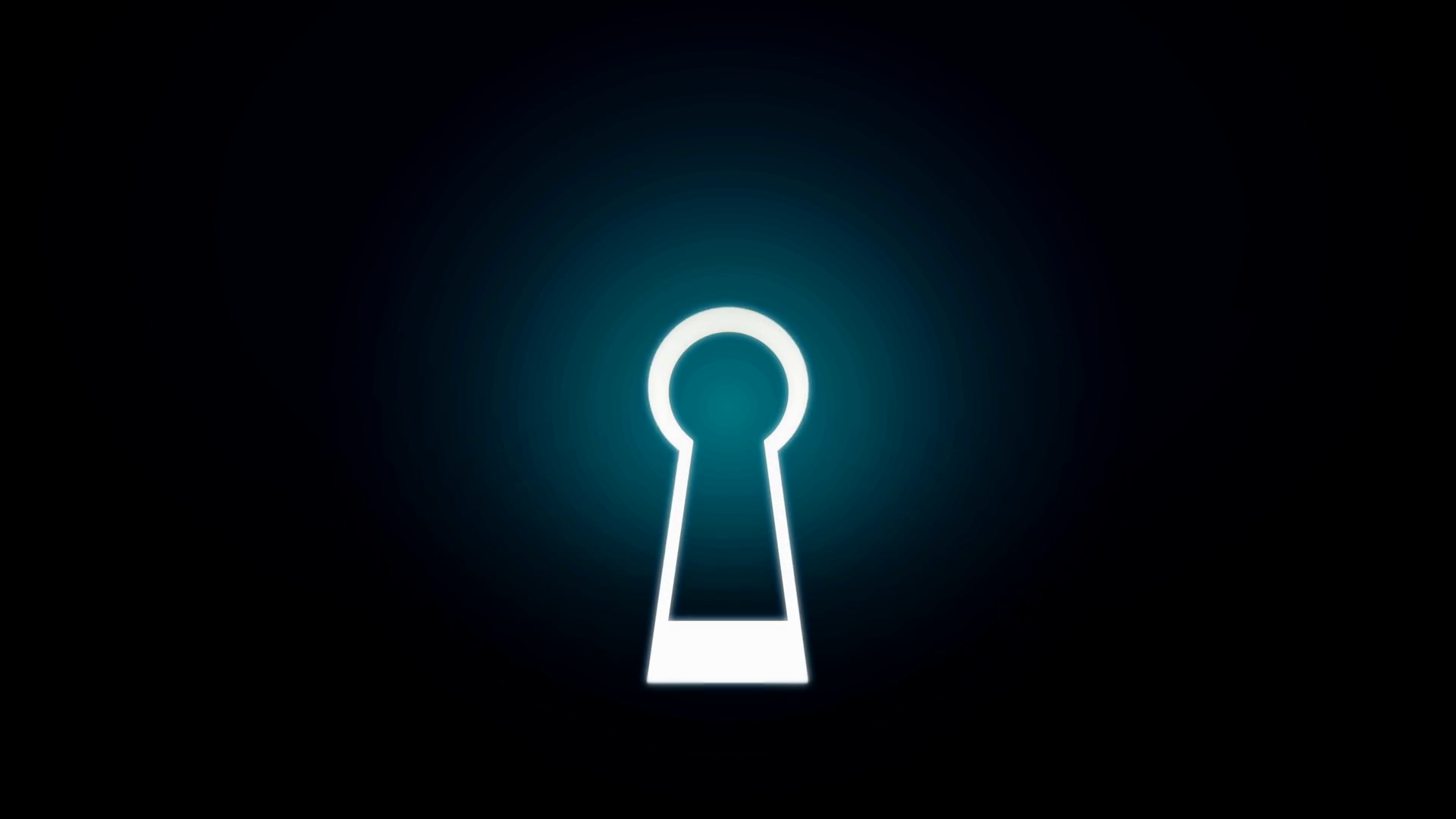 Abstract Silhouette Of Green Keyhole With Stock Footage SBV-348530978 ...